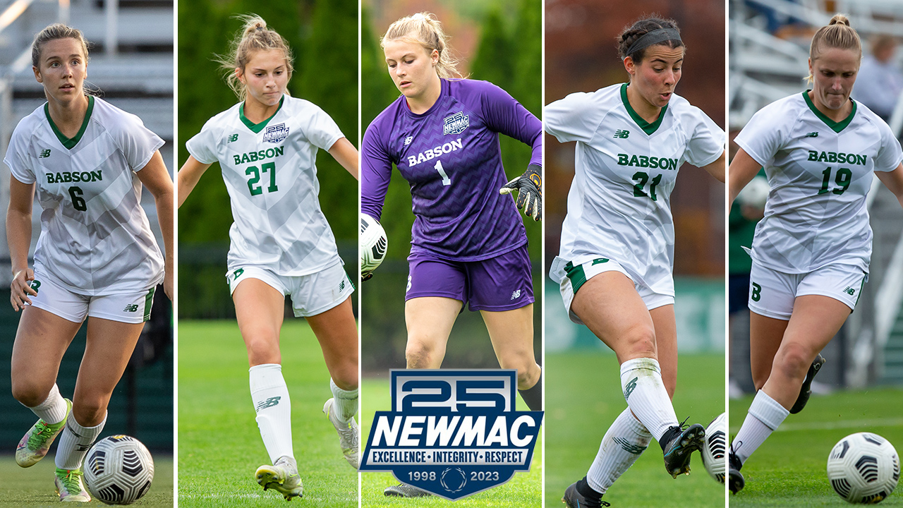 Women's Soccer Lands Five on NEWMAC All-Conference Squad - Babson College