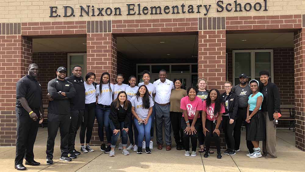 Eley of awards teachers at E.D. Nixon Elementary - Alabama State ...