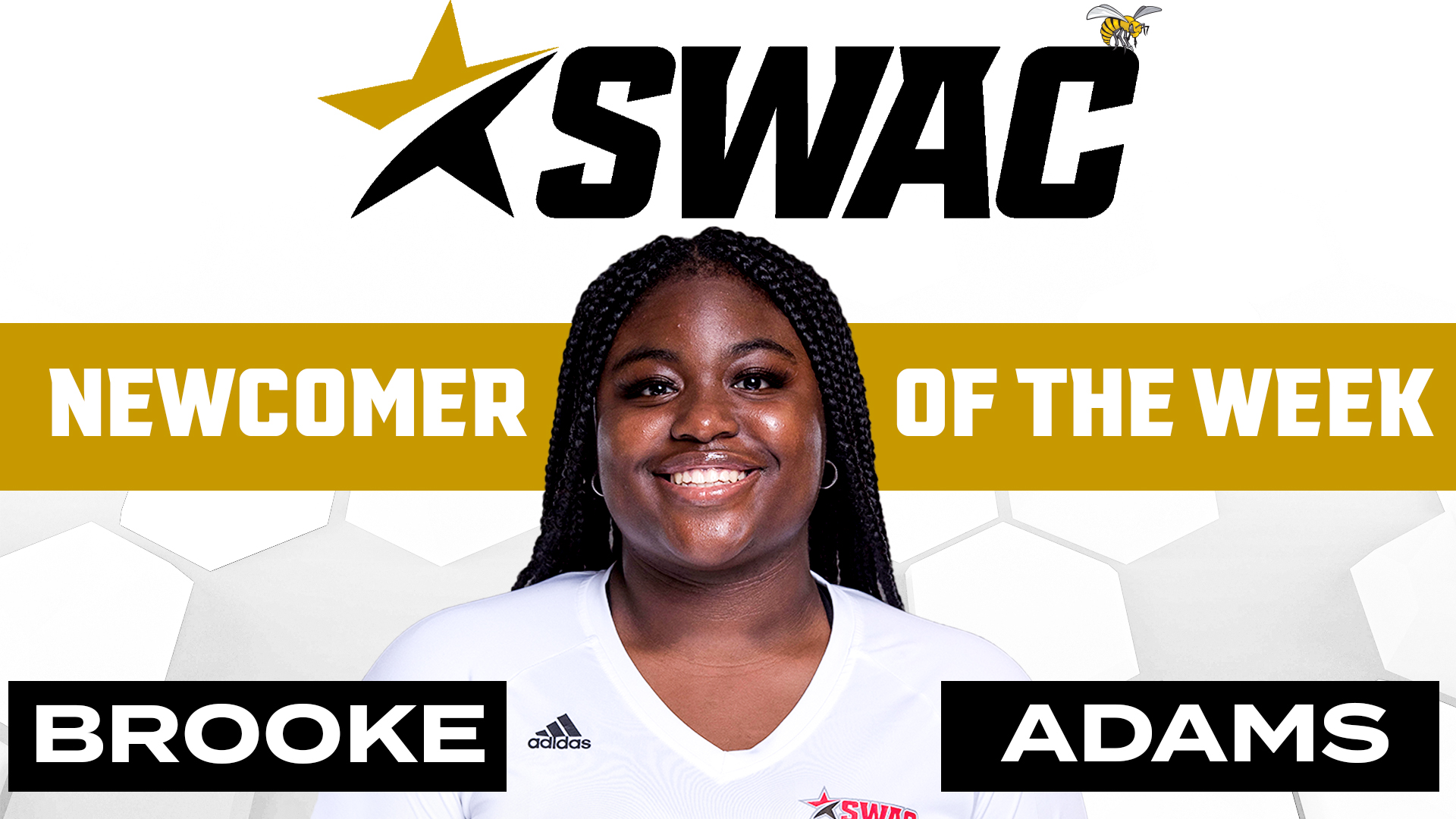 Adams Wins SWAC Newcomer of the Week - Alabama State University Athletics
