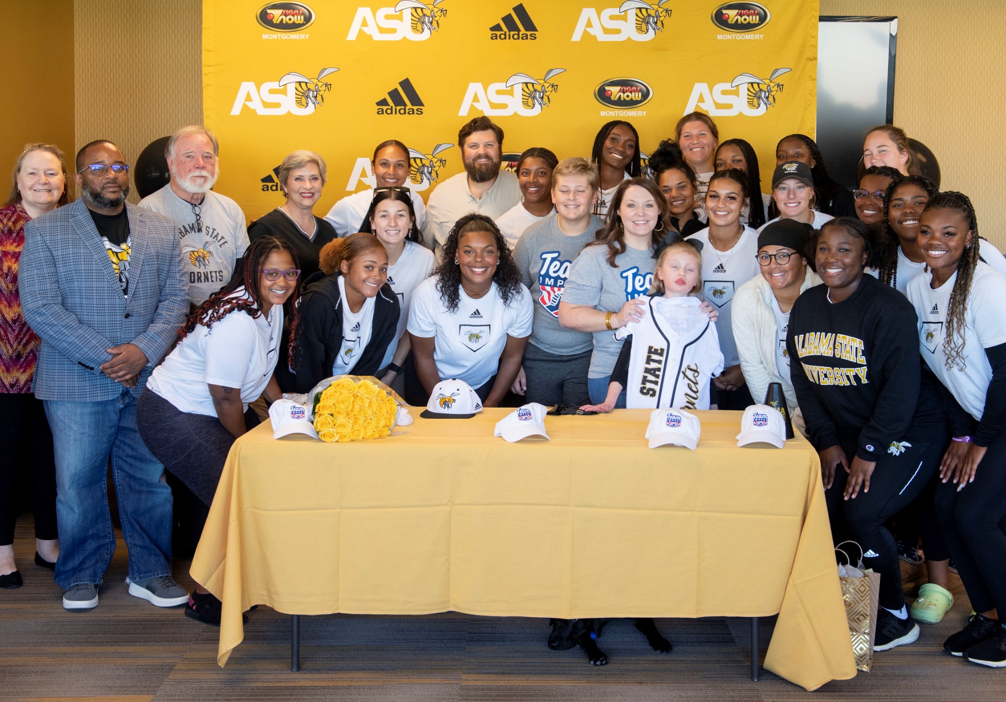 Signs Violet Monson During Friday Press Conference - Alabama State ...