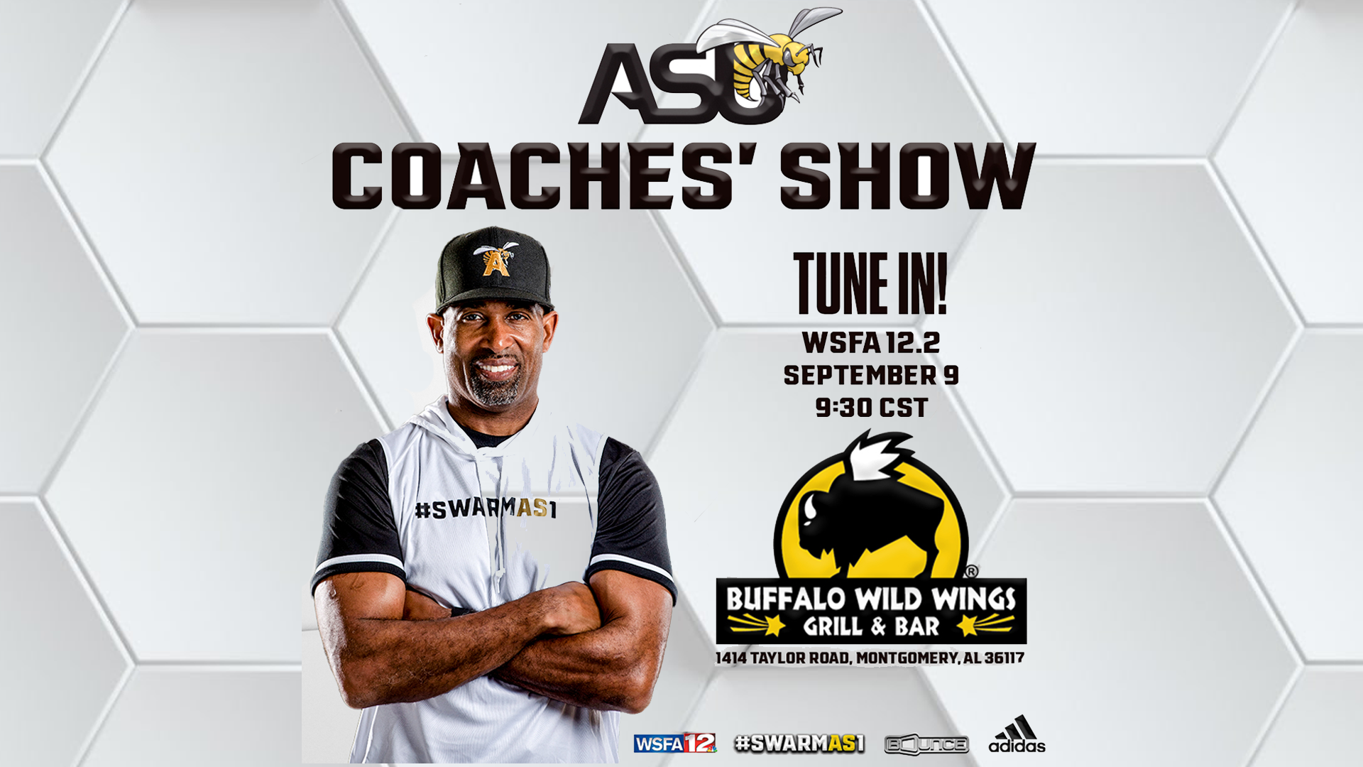 Tune In For the ASU Coaches Show Tonight - Alabama State University ...