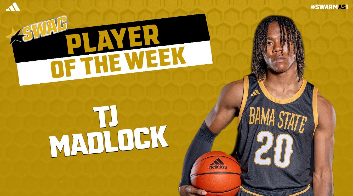 Madlock earns second SWAC Player of the Week award - Alabama State University Athletics