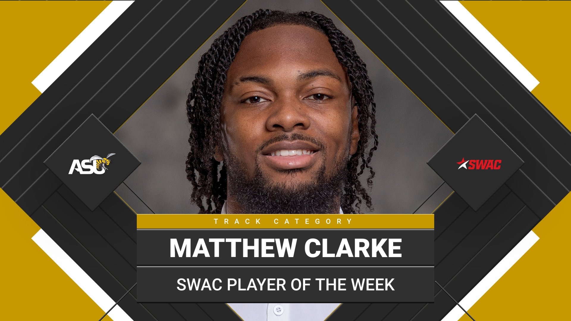 Clark Named SWAC Men's Track Athlete of the Week - Alabama State ...
