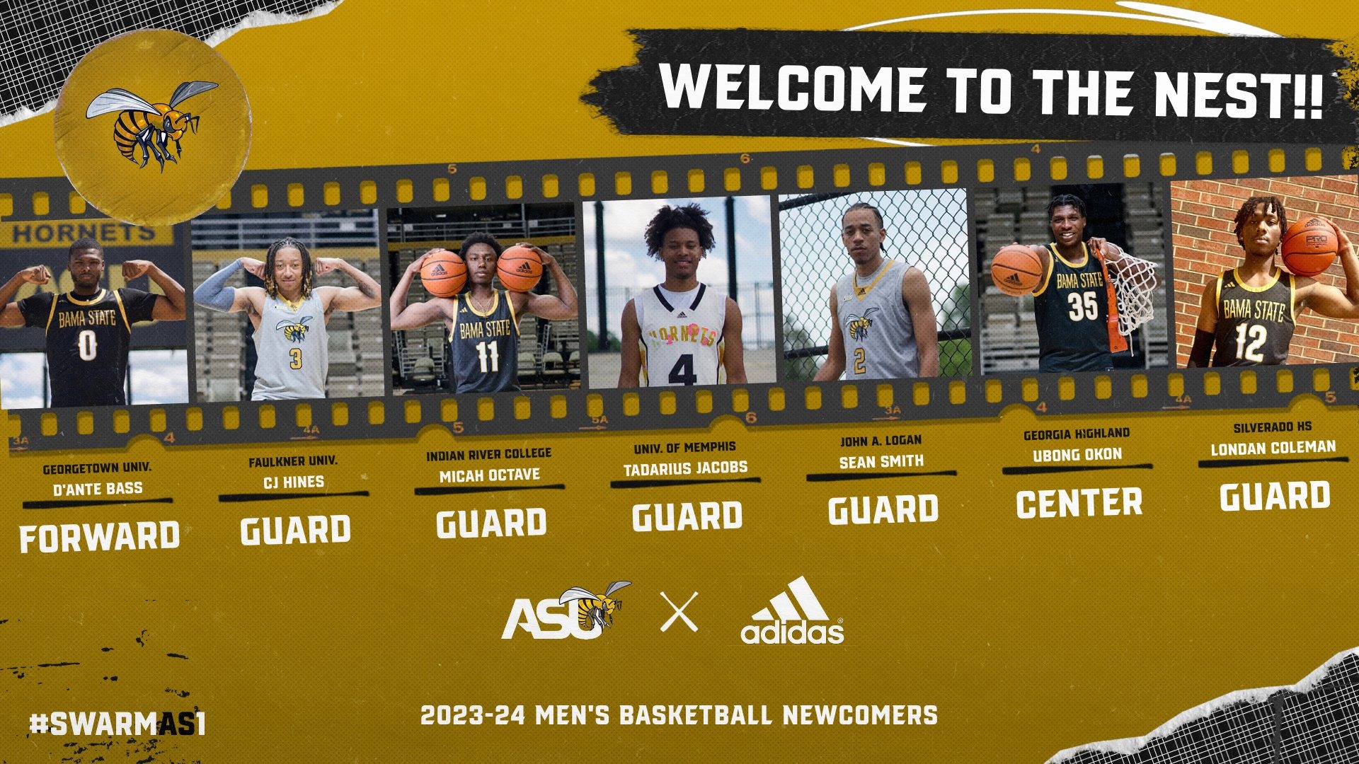 Madlock Announces Seven Newcomers - Alabama State University Athletics