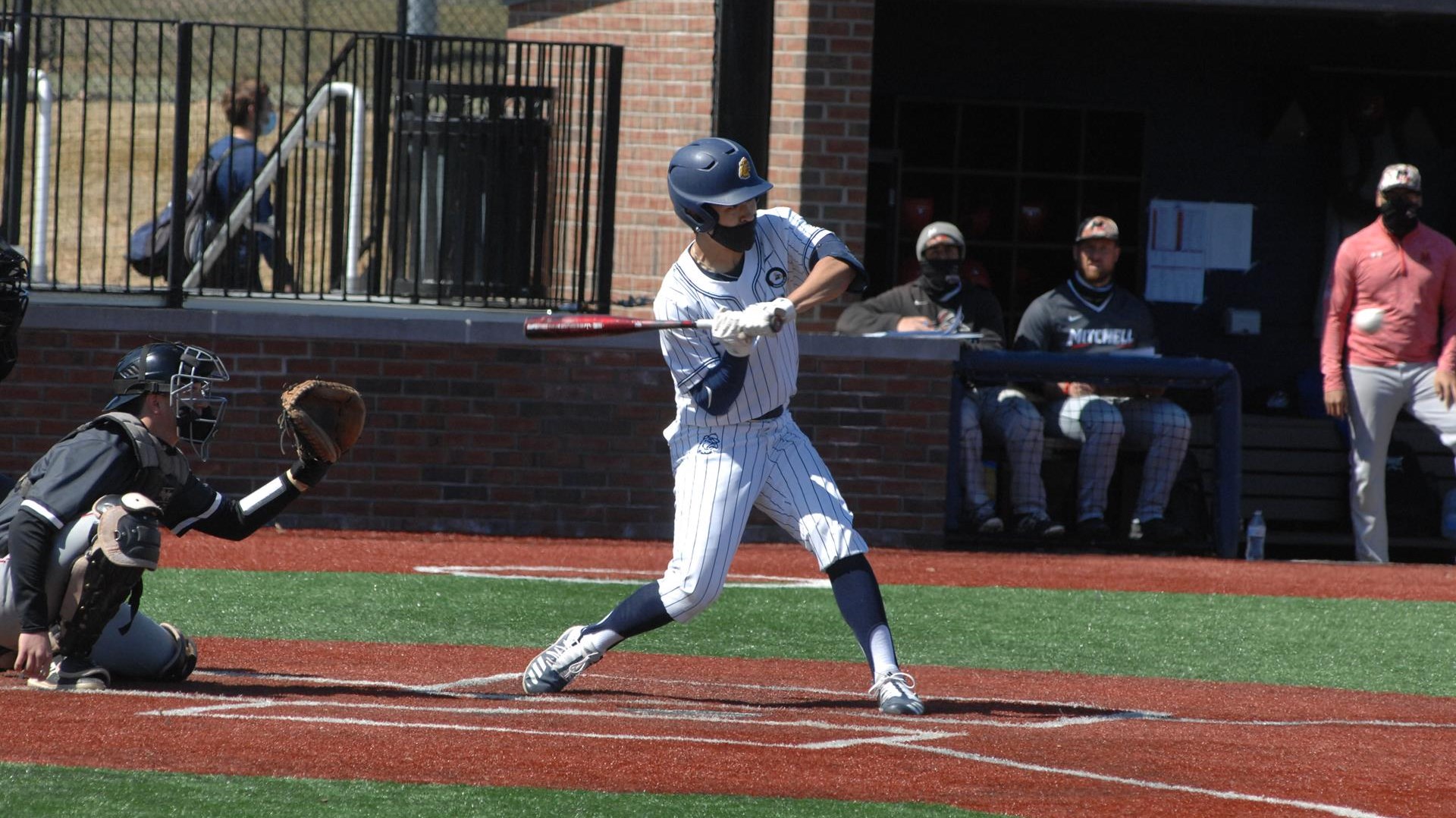 Trinity Baseball Splits At Colby - Trinity College