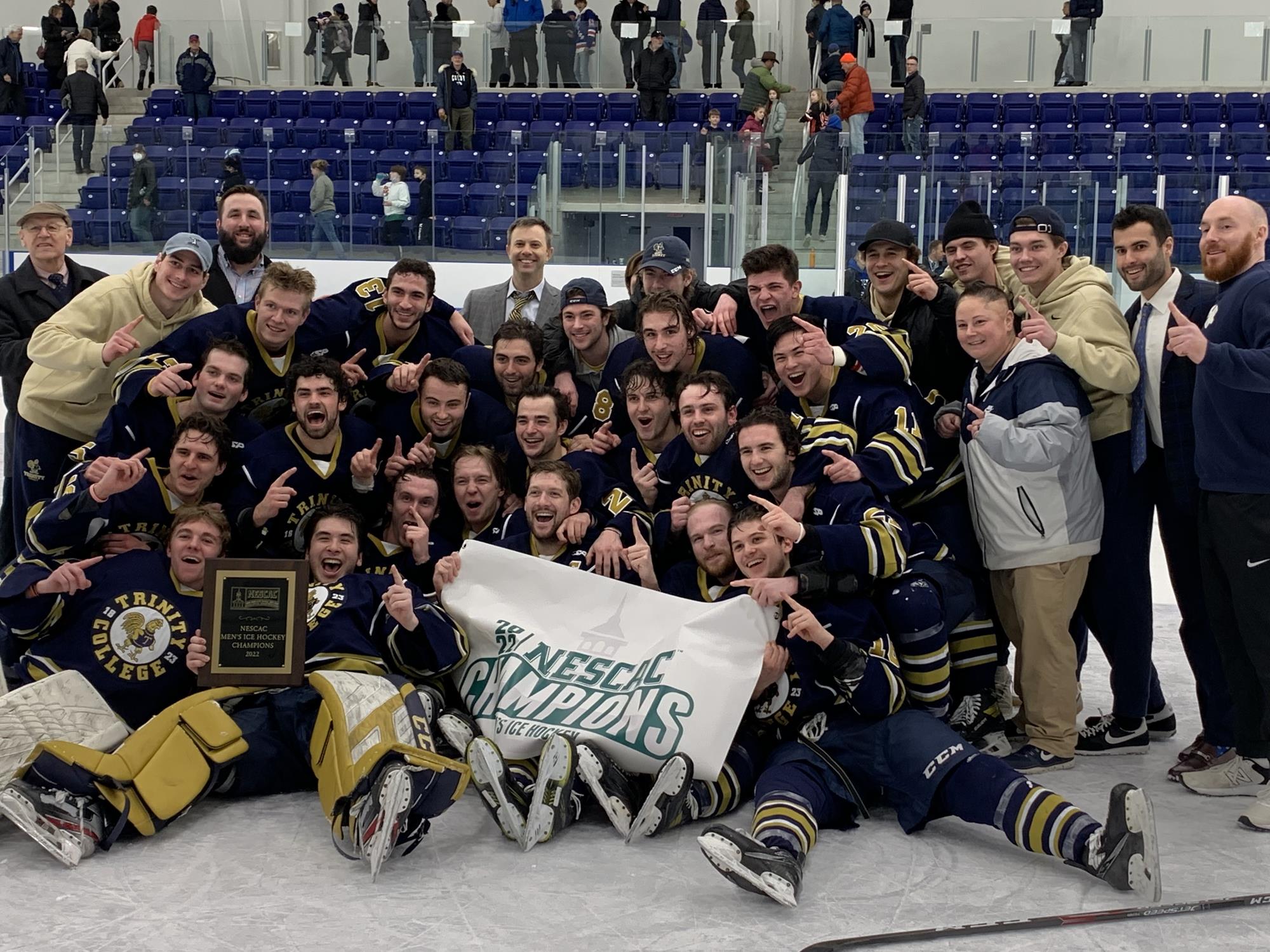 Trinity Men's Ice Hockey Wins NESCAC Title - Trinity College