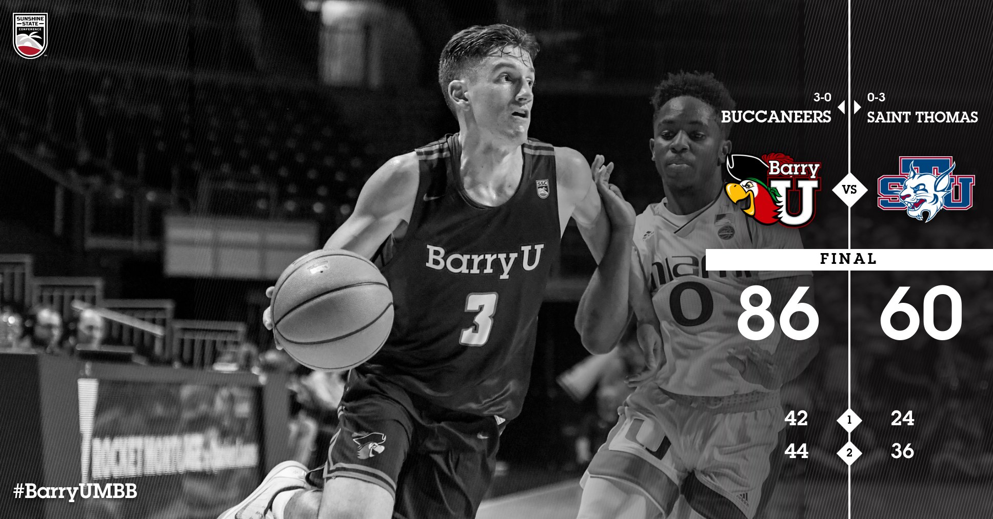 Men's Hoops Stomps St. Thomas - Barry University Athletics