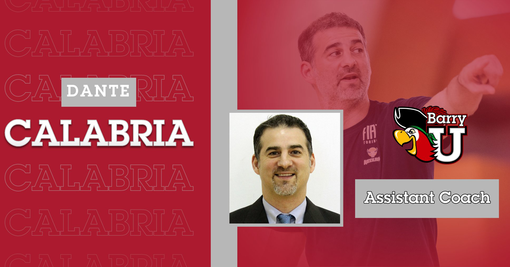 Calabria Joins Men's Basketball Staff - Barry University Athletics