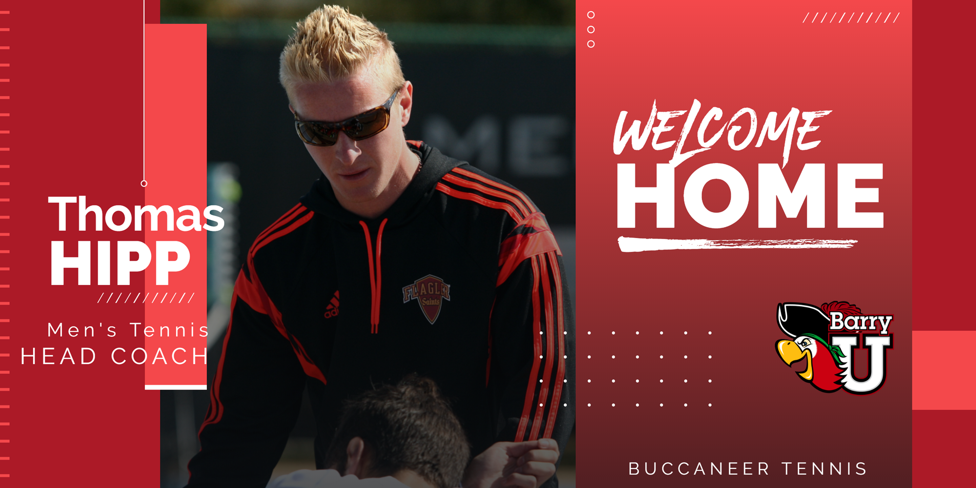 Hipp Returns As Head Men’s Tennis Coach - Barry University Athletics