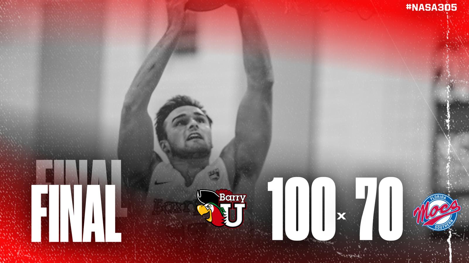 Men’s Hoops Steamrolls Southern - Barry University Athletics