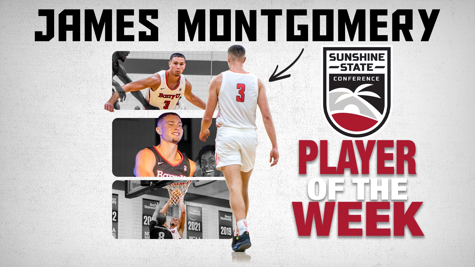 Montgomery Named SSC Men's Basketball Player Of The Week - Barry University Athletics