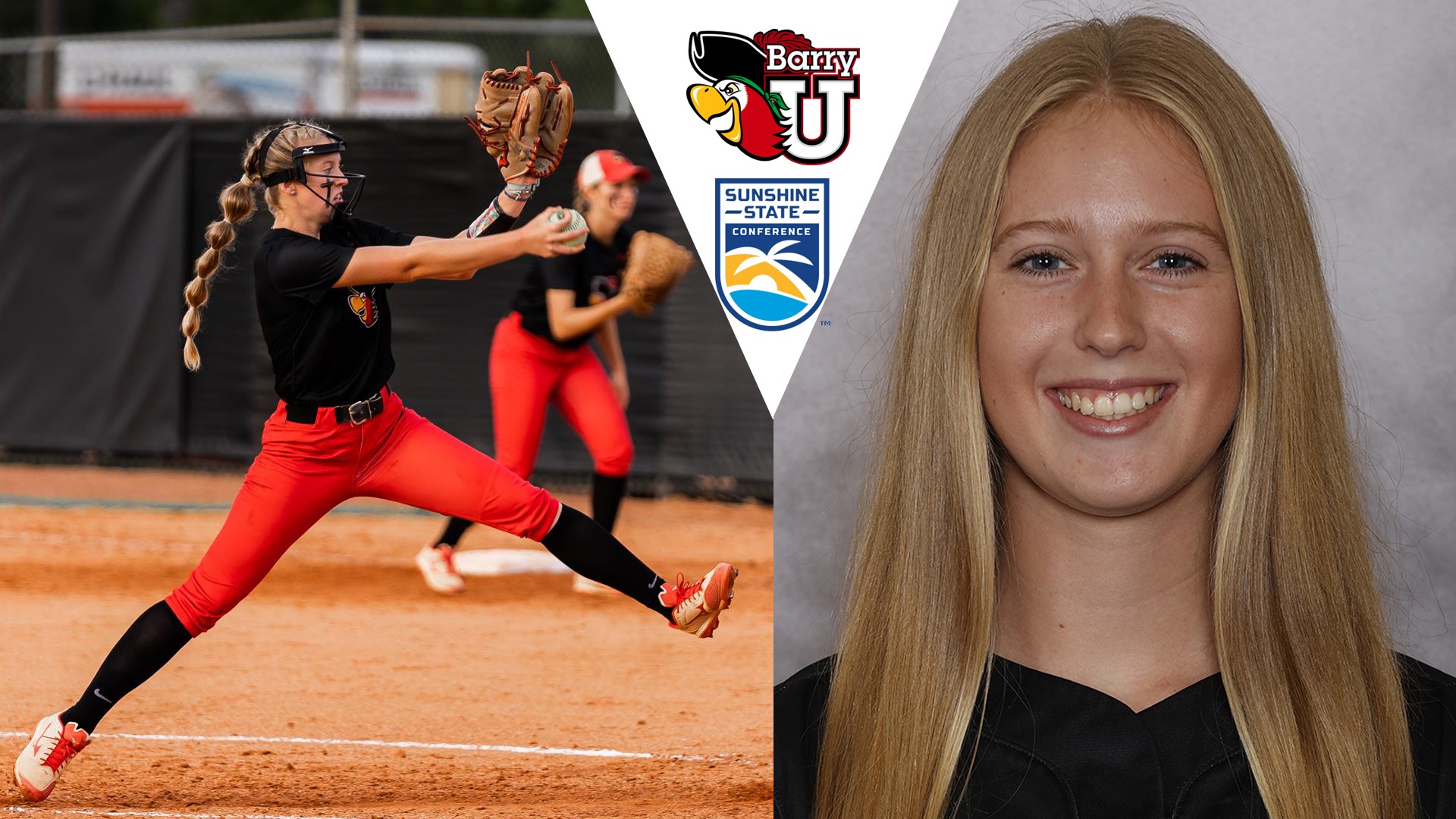 Barnhart Earns SSC Softball Pitcher of the Week - Barry University Athletics