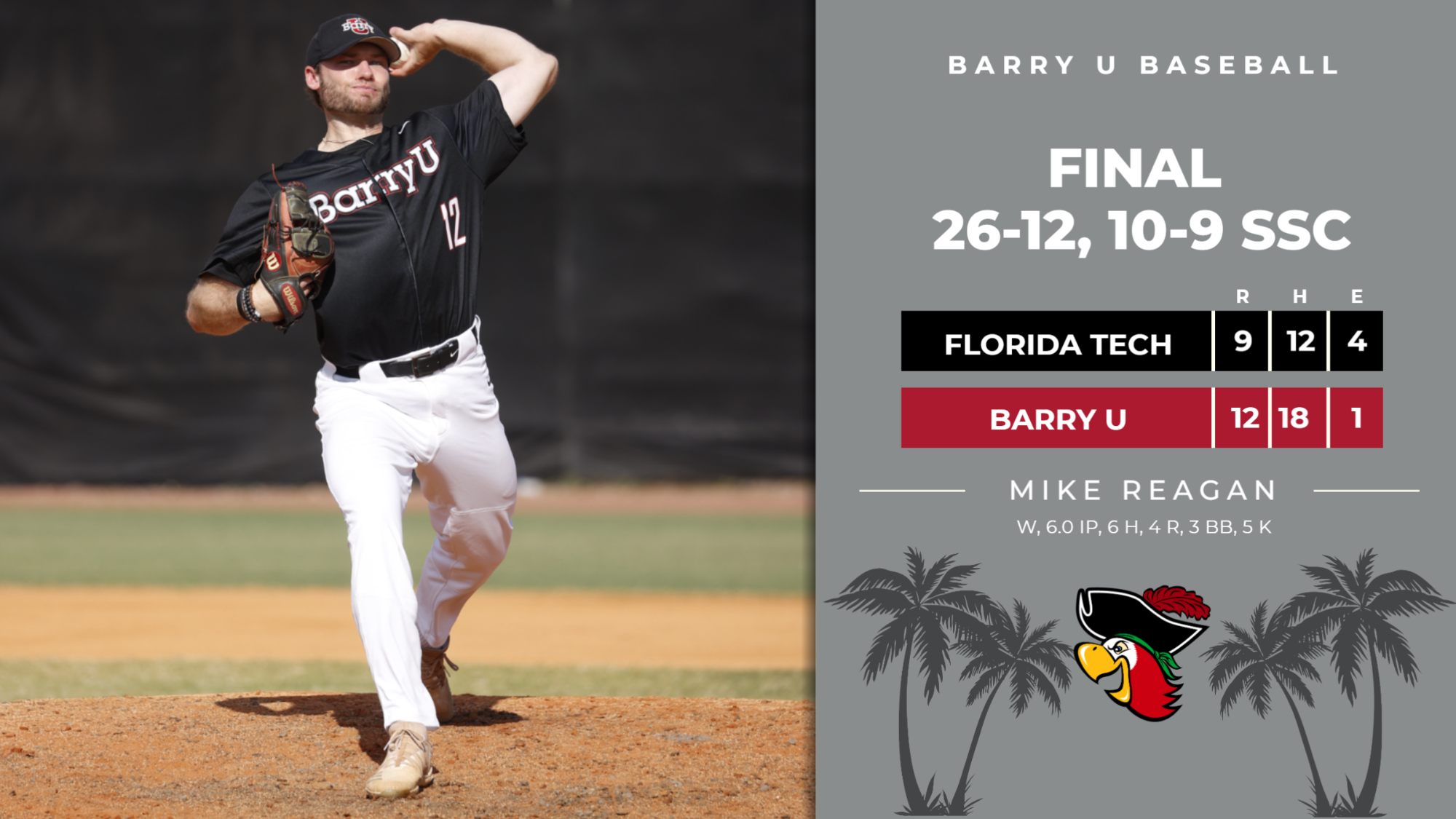 Baseball Muscles Out Win Over Panthers - Barry University Athletics