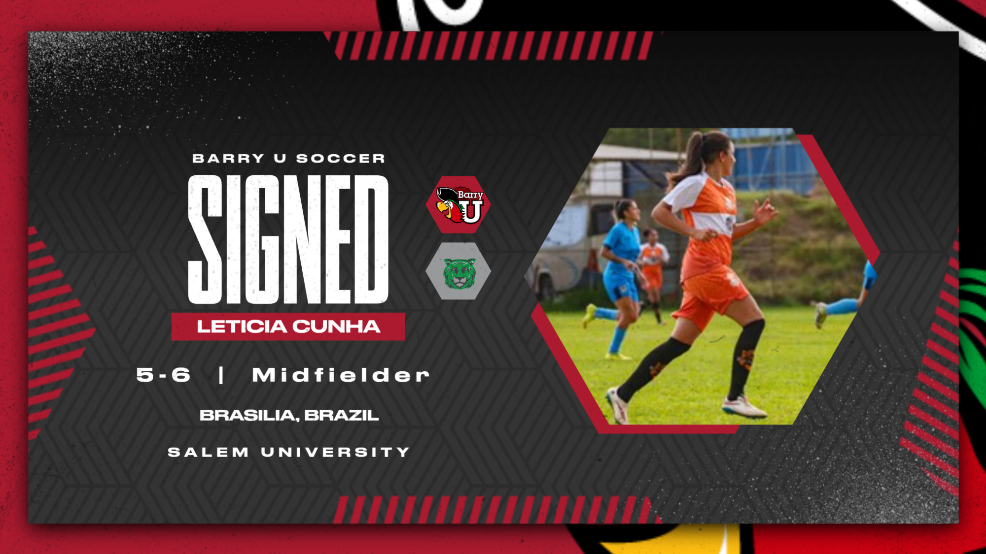 Women's Soccer Adds Brazilian Transfer To Complete Class - Barry University Athletics