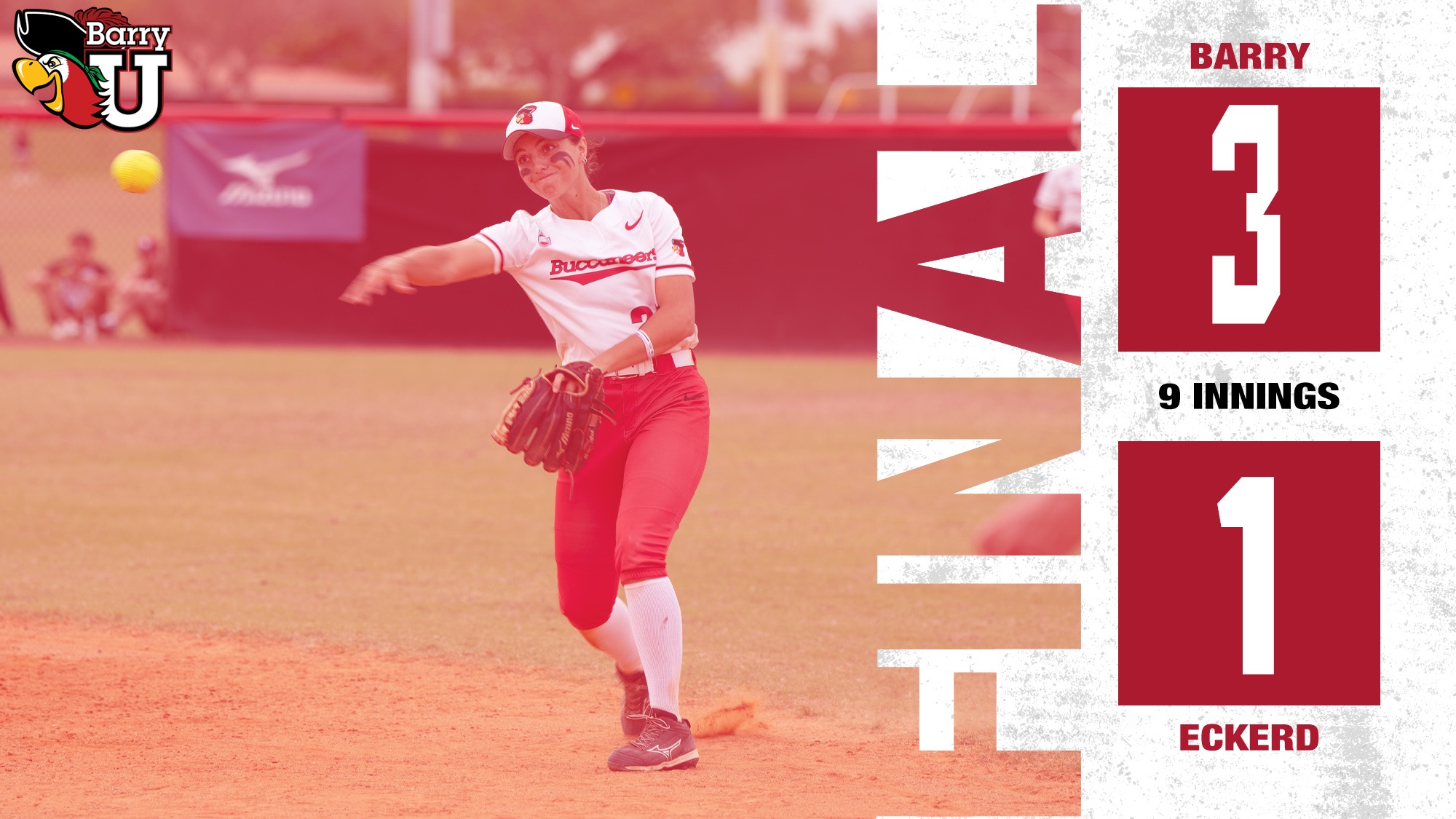 Nine Is Fine; Softball Opens Conference Series At Eckerd With Extra-Inning Victory - Barry ...