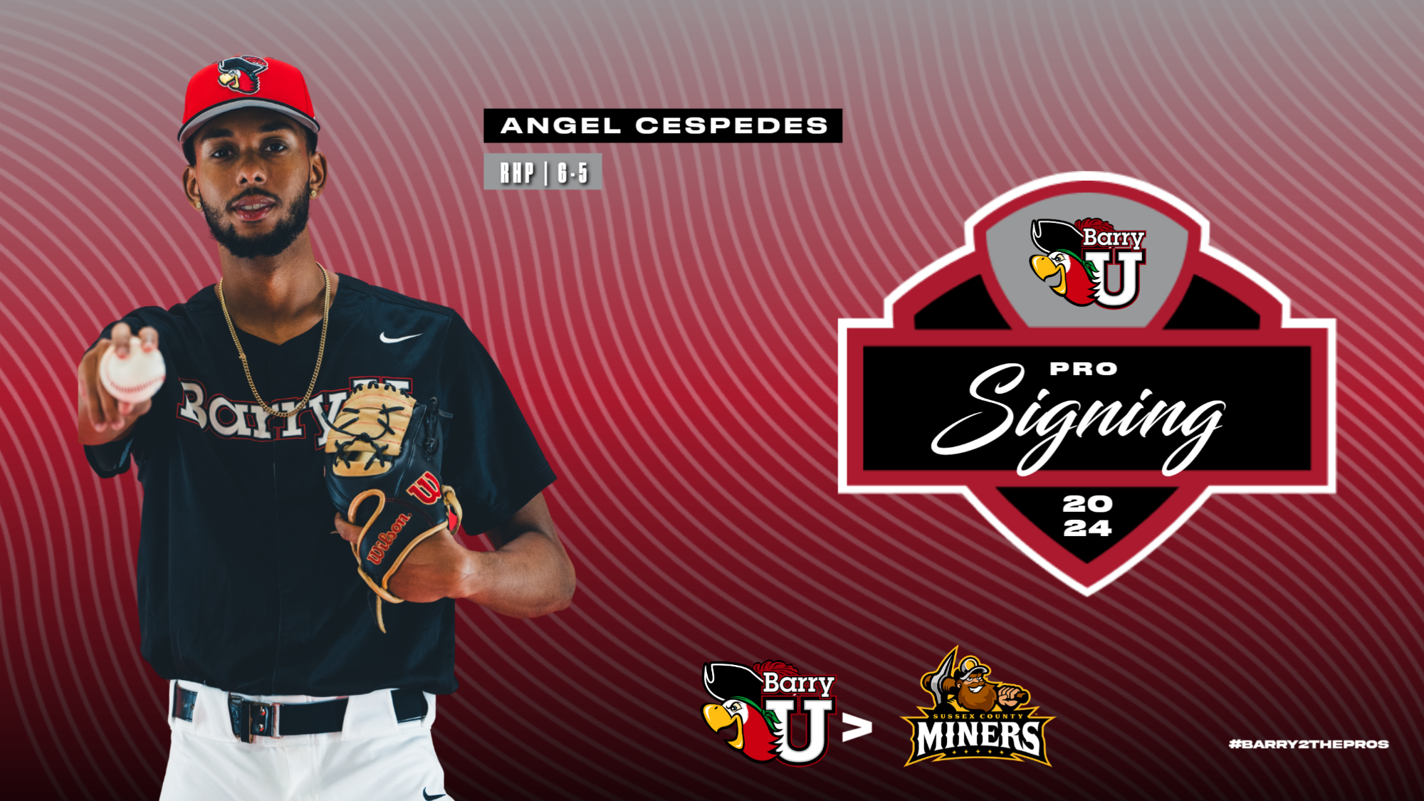 Baseball's Cespedes Signs With Sussex County In Frontier League - Barry ...