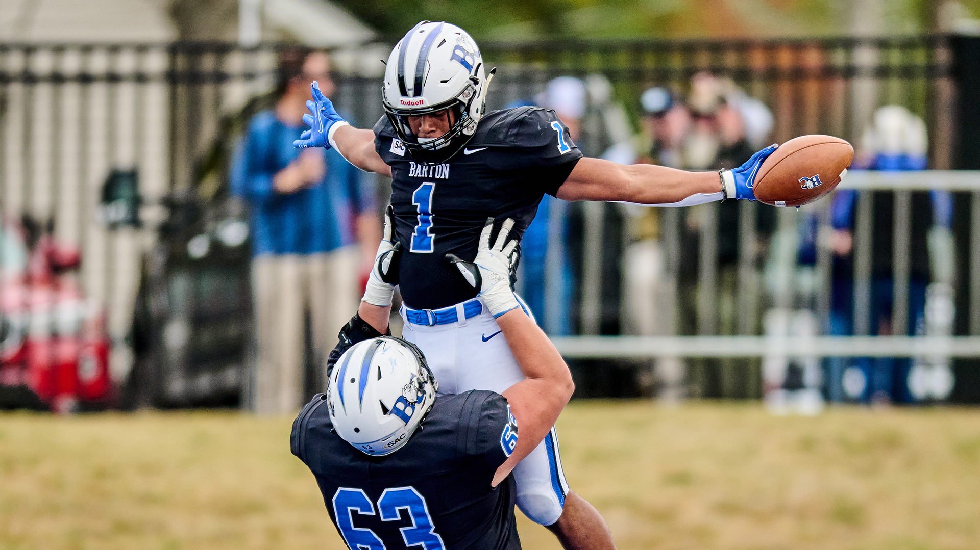 Barton football runs by Catawba on Homecoming, 38-21, behind Terrell’s ...