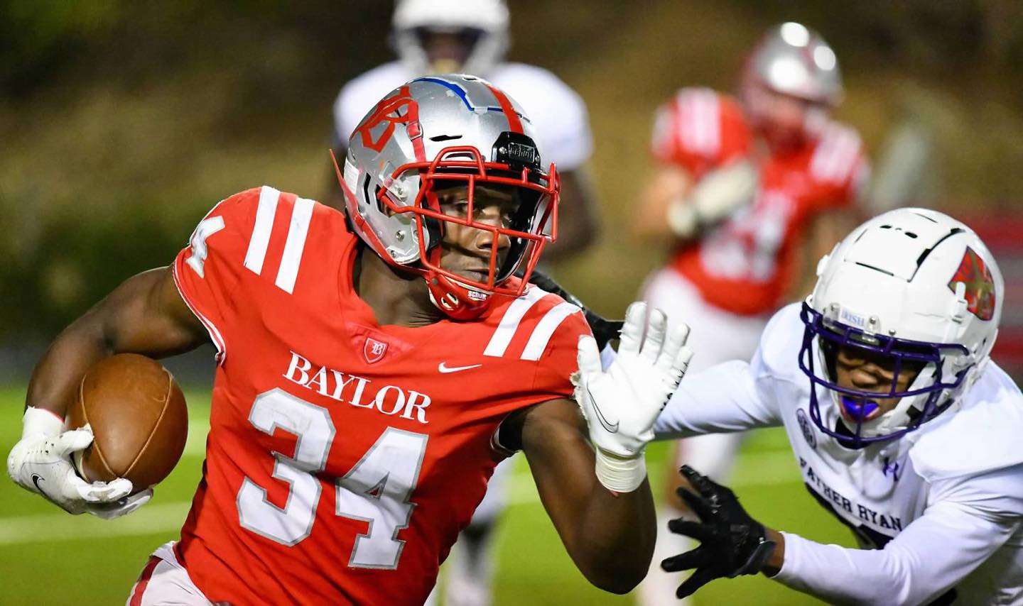 Caleb Hampton Runner Up In Mr Football - Baylor School