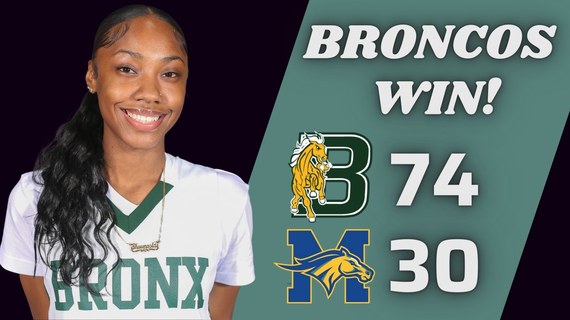 Broncos force 50 Mustang turnovers, dominate Monroe College-JV 74-30 at ...