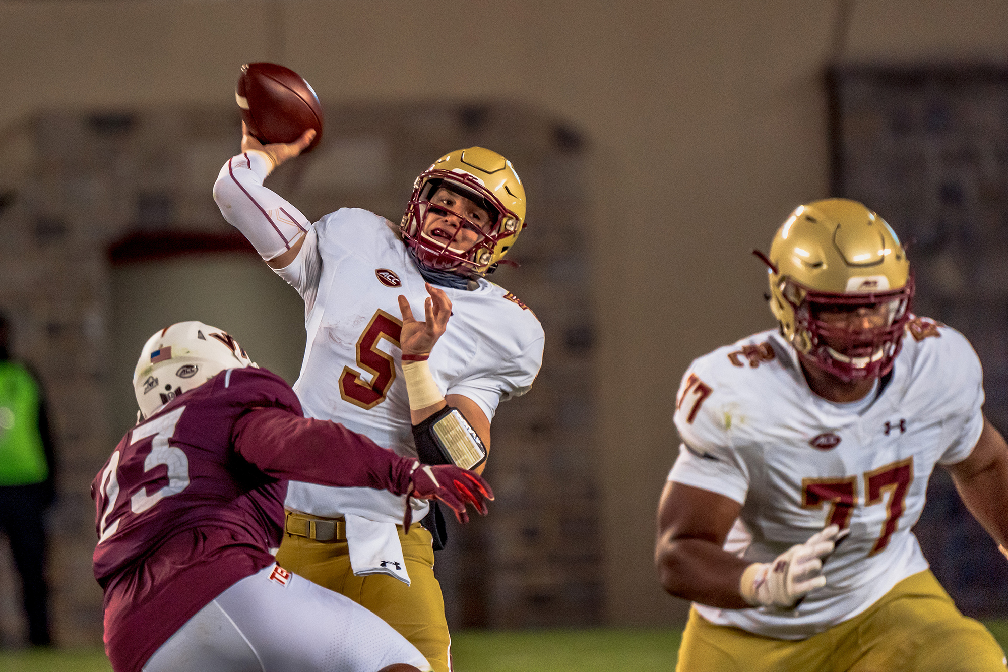 BC Turned Over by No. 23 Hokies - Boston College Athletics