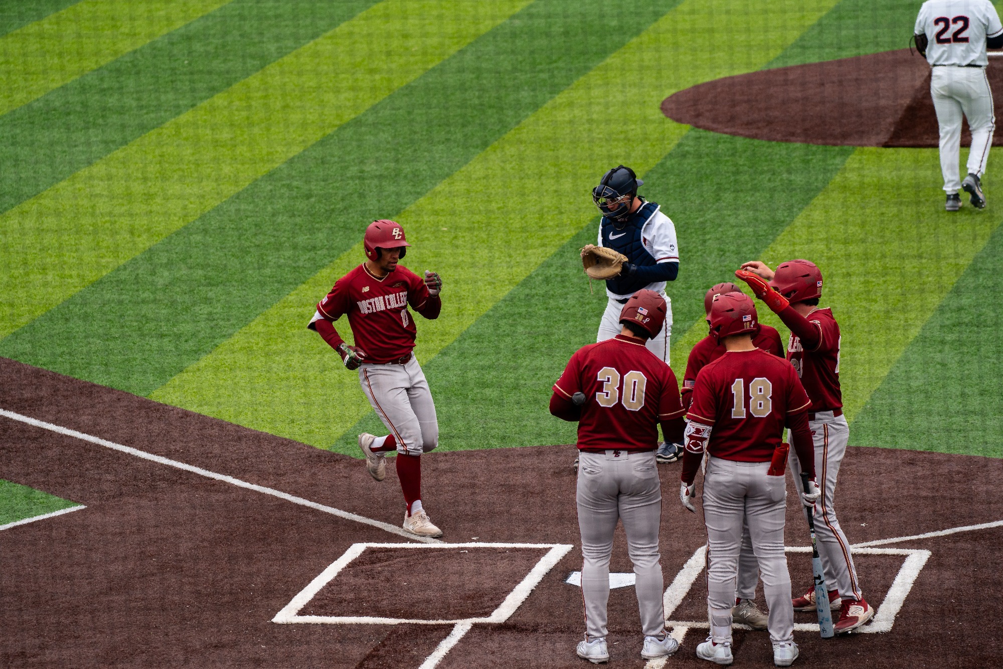 Cameron Leary's Historic Grand Slam Powers Eagles Past Huskies - Boston ...