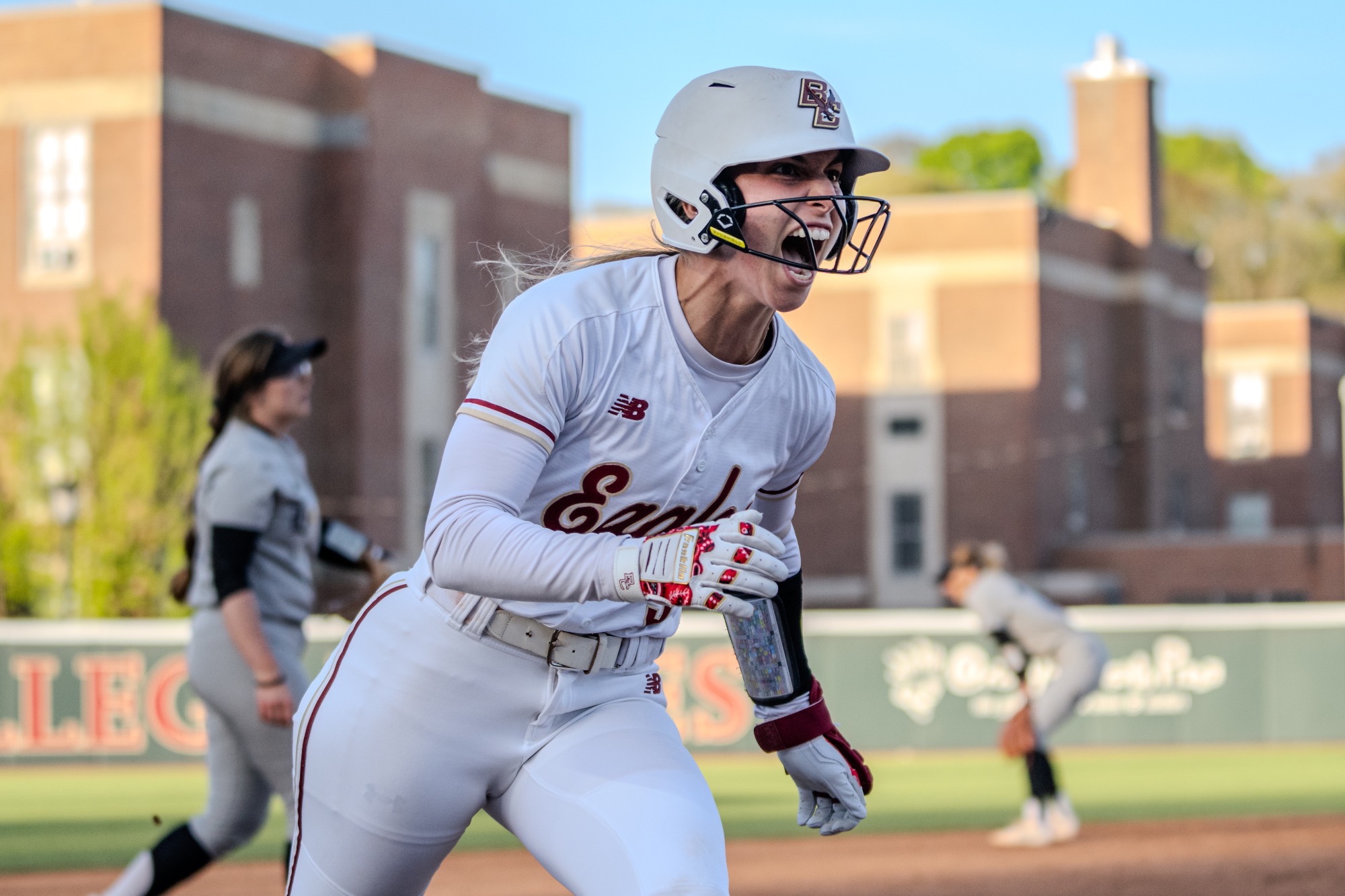 Zoe Hines Walk Off Homer Secures Game One - Boston College Athletics
