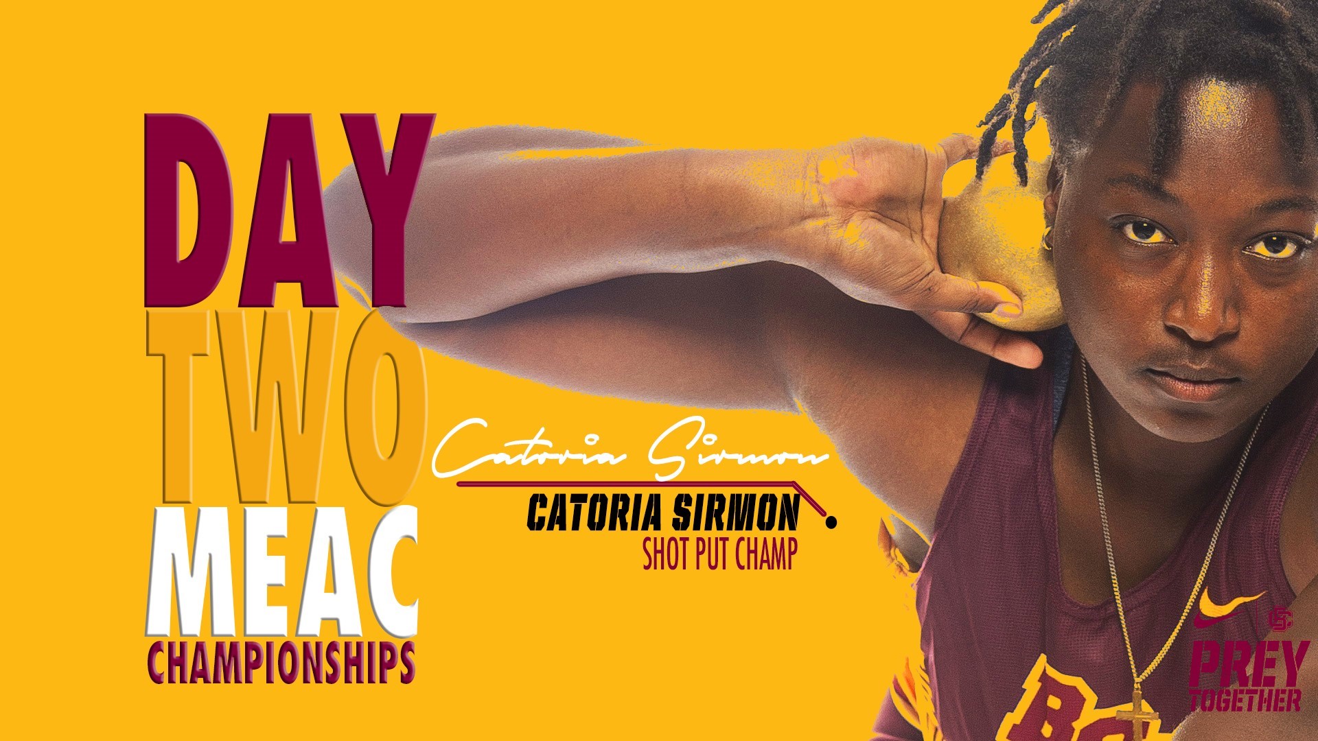 Sirmon Shines And Gets The MEAC Shot Put Sweep - Bethune-Cookman ...
