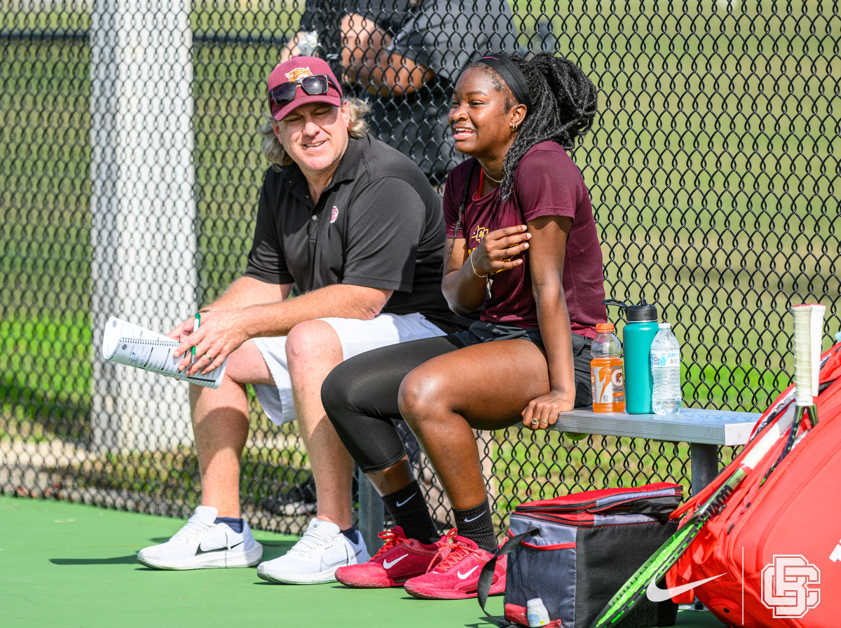Shaw Takes a Set for Wildcats - Bethune-Cookman University Athletics