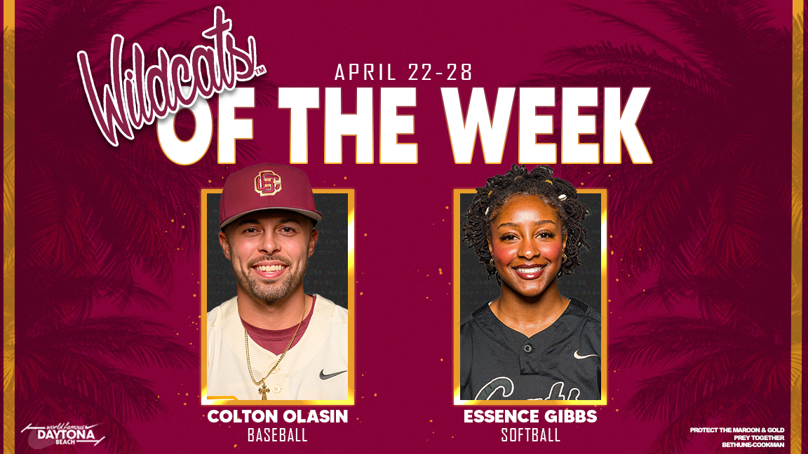 Wildcats Of the Week - April 22-28 - Bethune-Cookman University Athletics