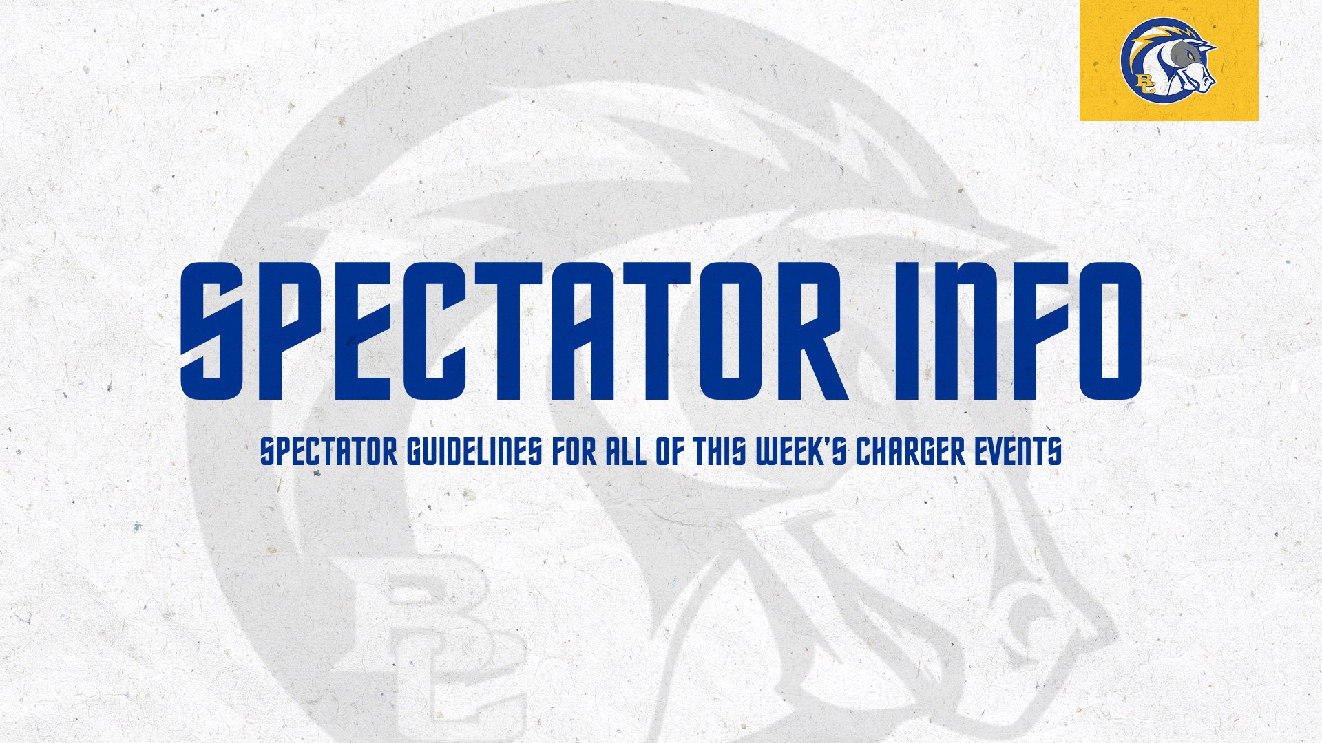 Charger Spectator Guidelines 11/23-11/29 - Briar Cliff University