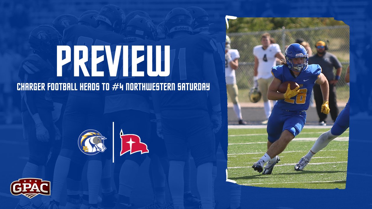 CHARGER FOOTBALL HEADS TO #4 NORTHWESTERN SATURDAY - Briar Cliff University