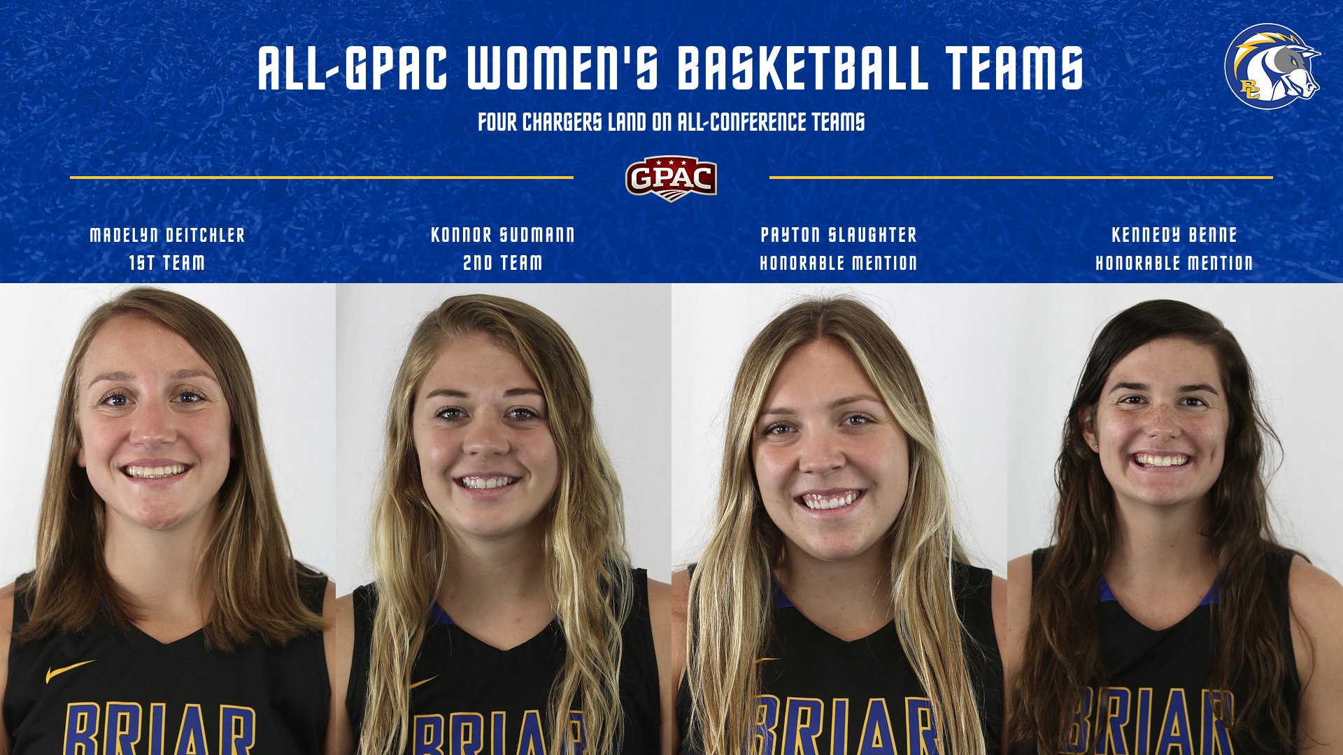 Women's basketball lands four on all-GPAC teams - Briar Cliff University