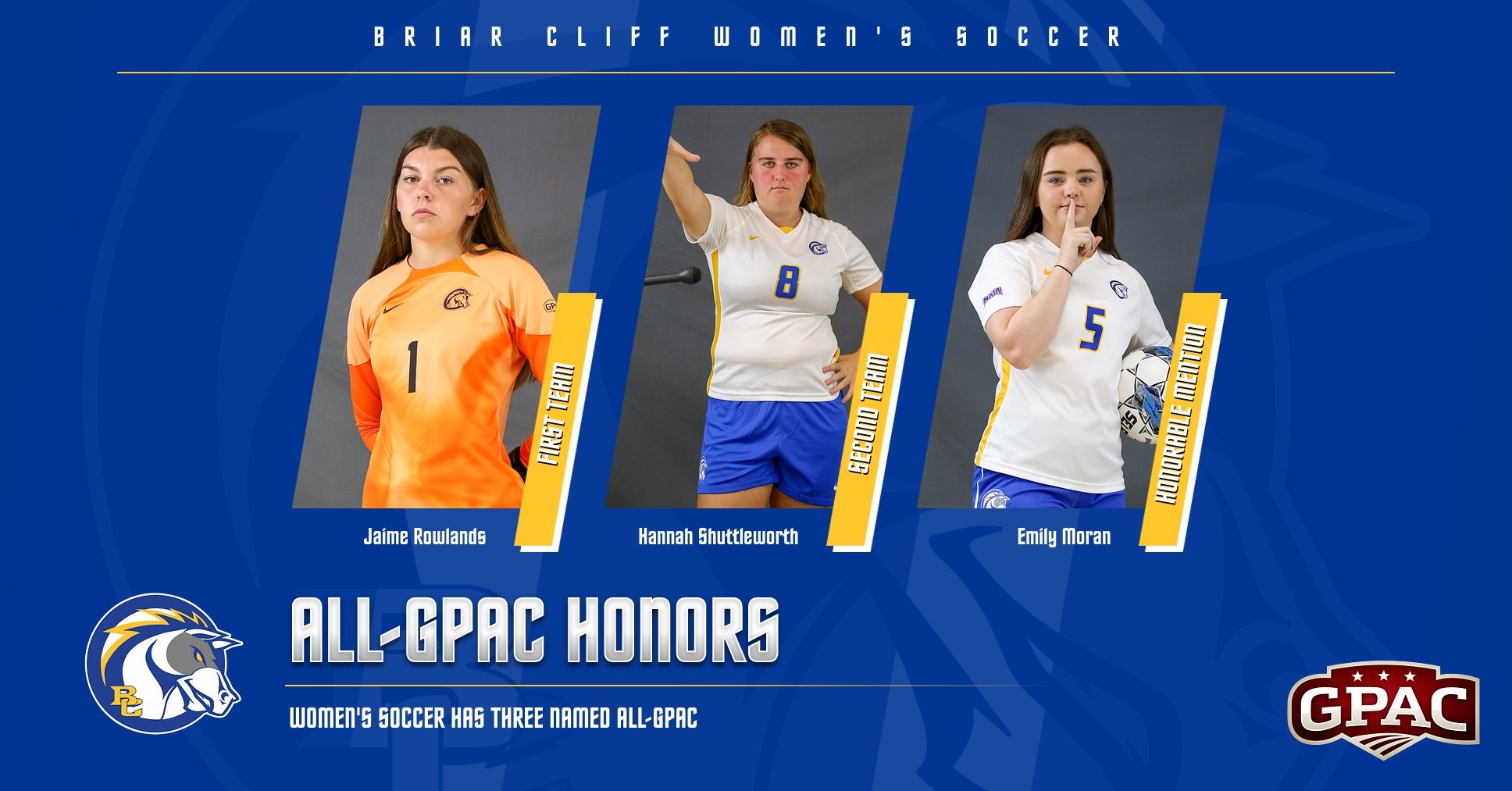 WOMEN'S SOCCER PLACES THREE ON ALL-GPAC LIST - Briar Cliff University