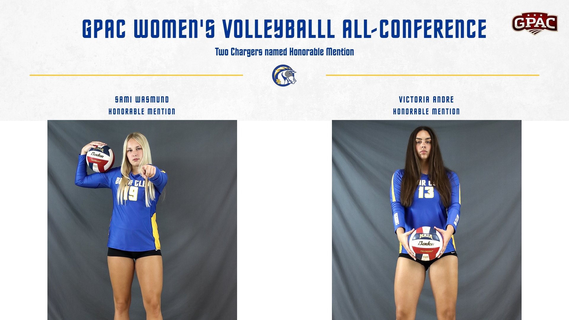 CHARGER VOLLEYBALL PLACES TWO ON ALL-GPAC LIST - Briar Cliff University
