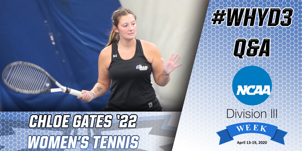 #WHYD3 Q&A with Chloe Gates (Women's Tennis) - UMass Boston