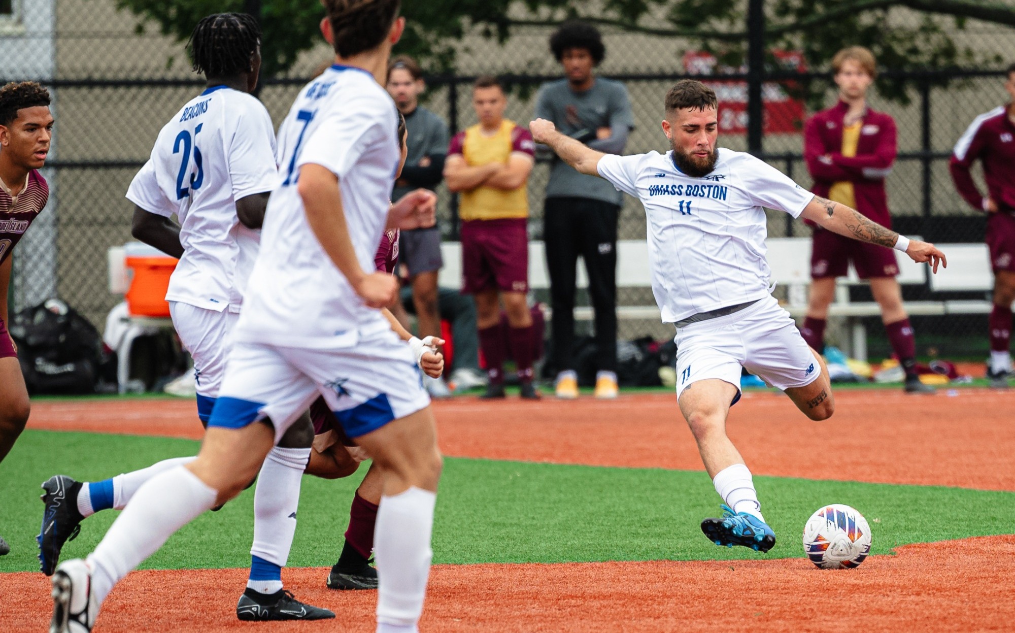 Men's Soccer Secures Another Dramatic Victory over WestConn - UMass Boston