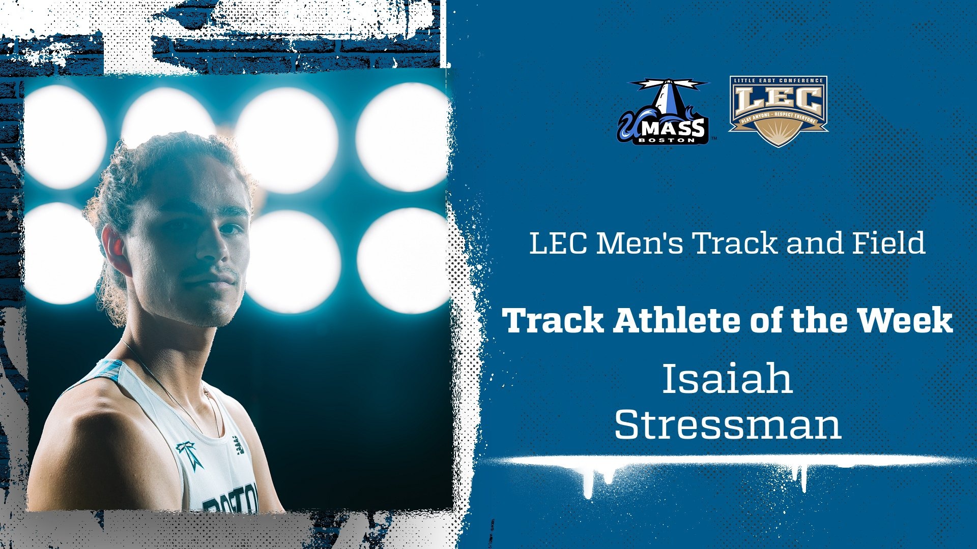 Men’s Track and Field Sweep LEC Weekly Honors - UMass Boston