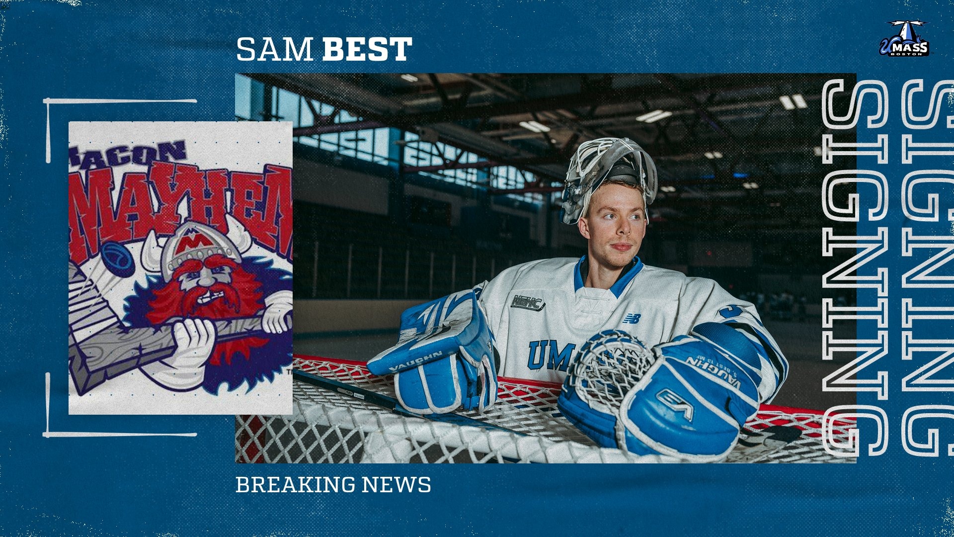 Beacons’ Men’s Hockey Goalie Sam Best Signs Professional Contract with ...