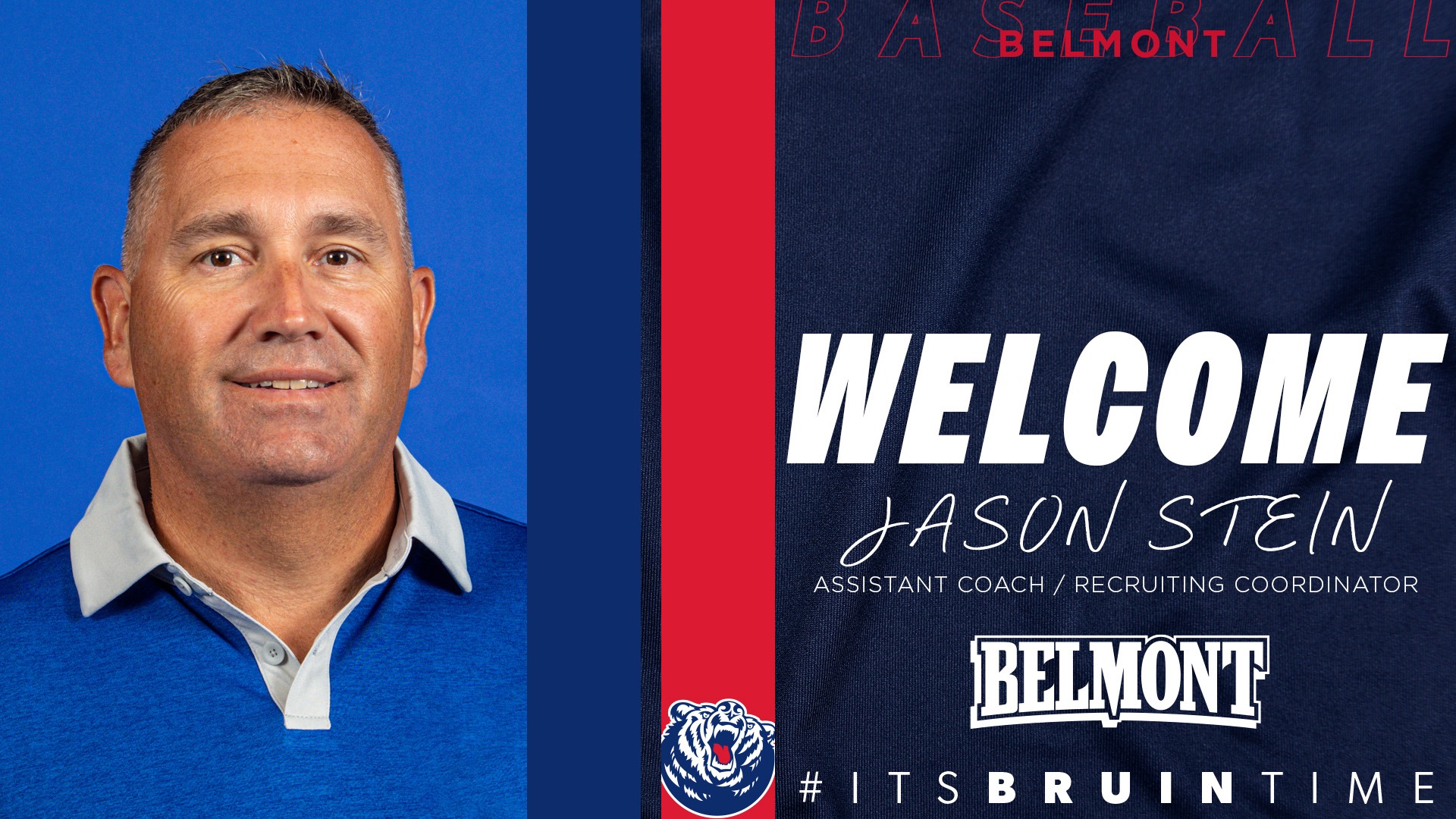 Jason Stein Named Assistant Baseball Coach - Belmont University