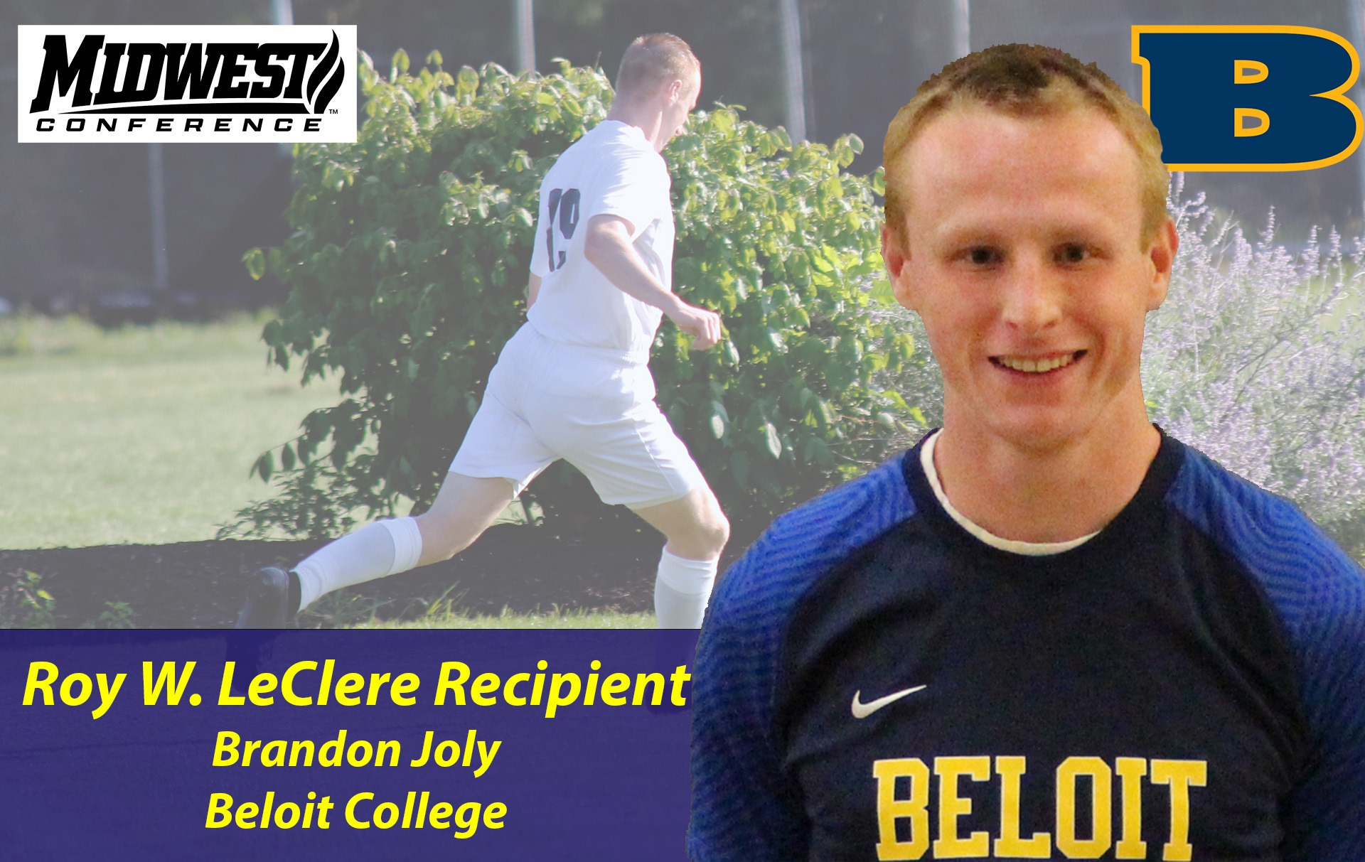 Brandon Joly Receives MWC's Prestigious Roy W. LeClere Award - Beloit ...