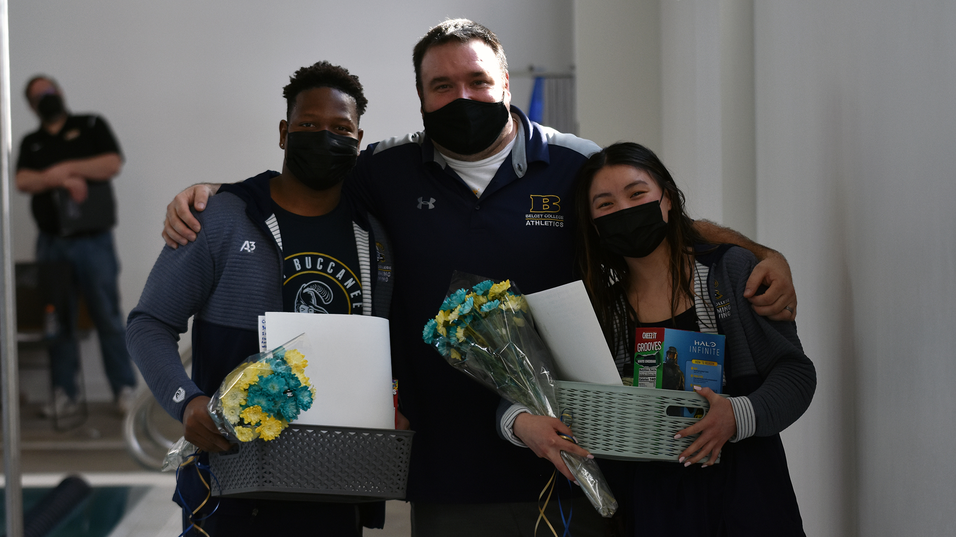 Bucs Top Knox in the Pool on Senior Day - Beloit College