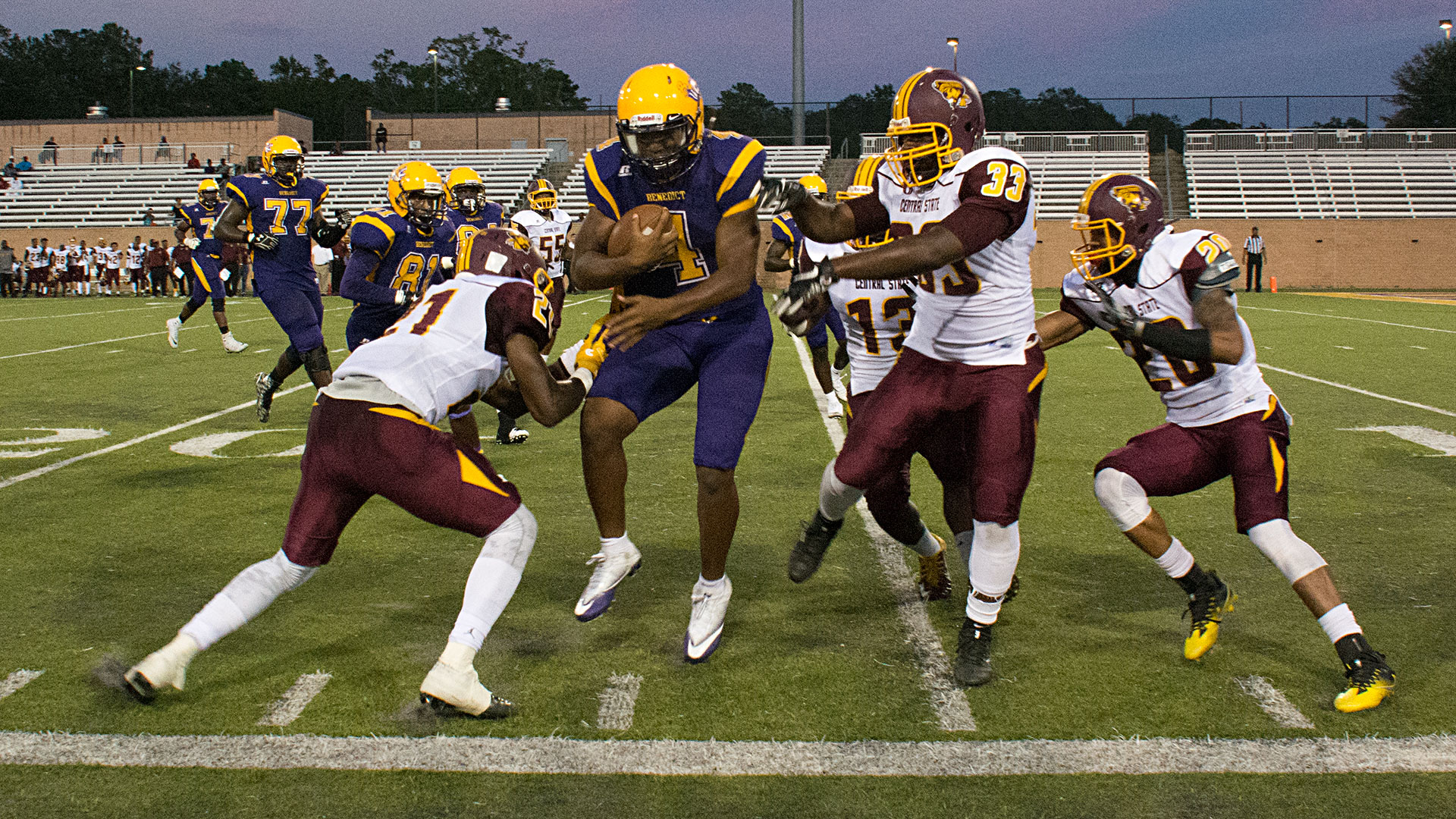 Benedict Takes Down Central State, 21-11 - Benedict College Athletics