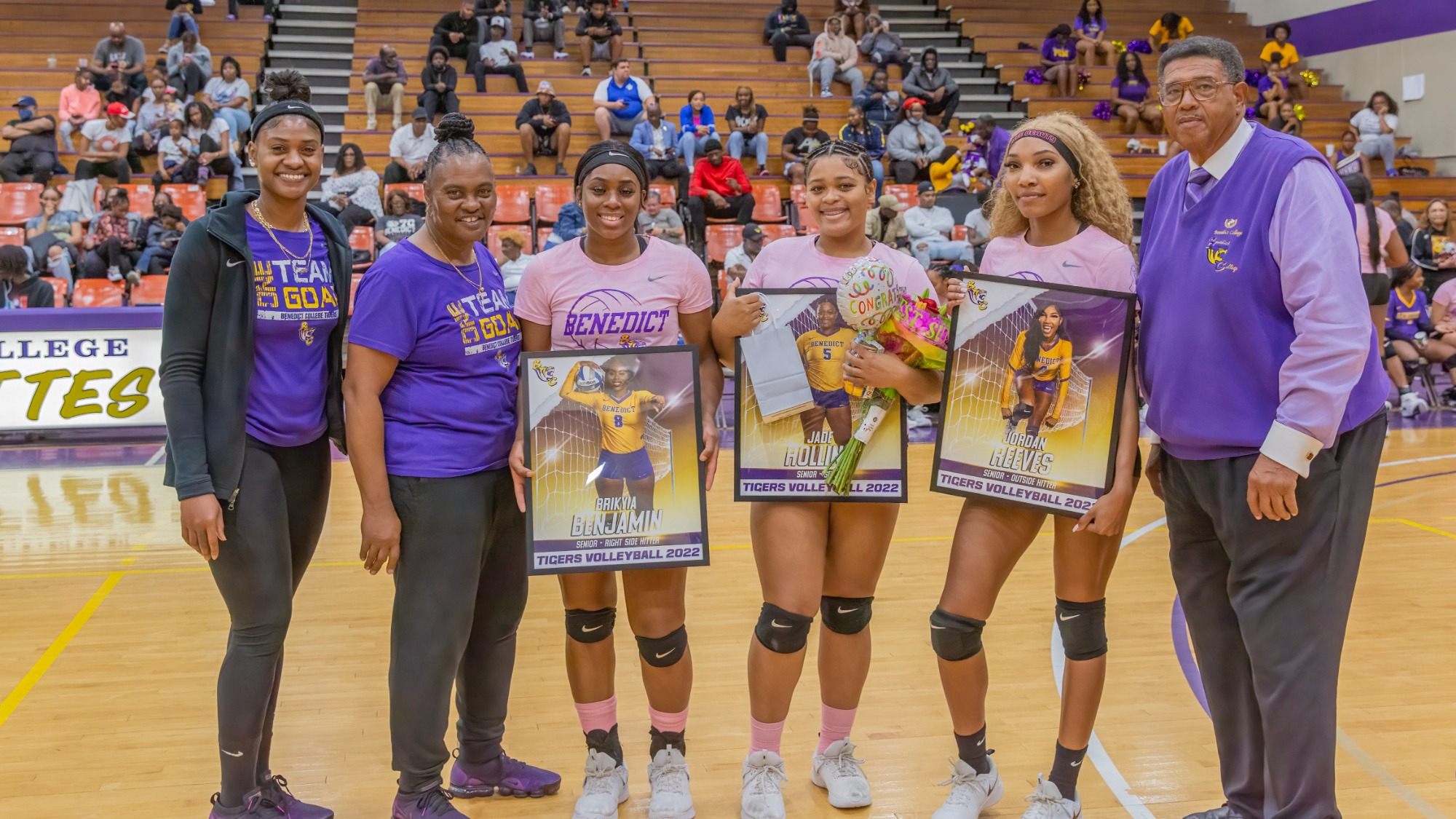 Lady Tigers Sweep Allen On Senior Night - Benedict College Athletics