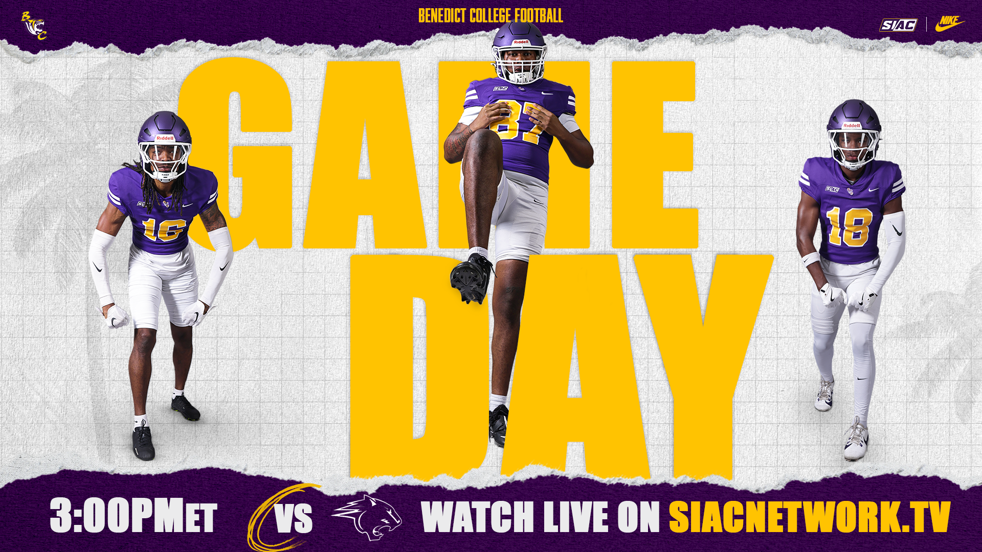 Tigers Announce Football Signing Class - Benedict College Athletics