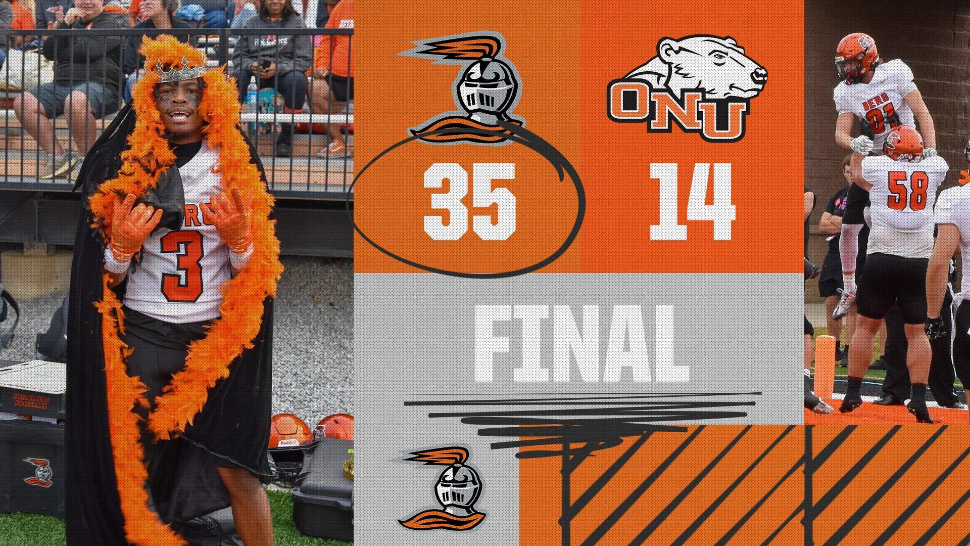 King Norris! Jo's interceptions lead to win at ONU - Heidelberg University