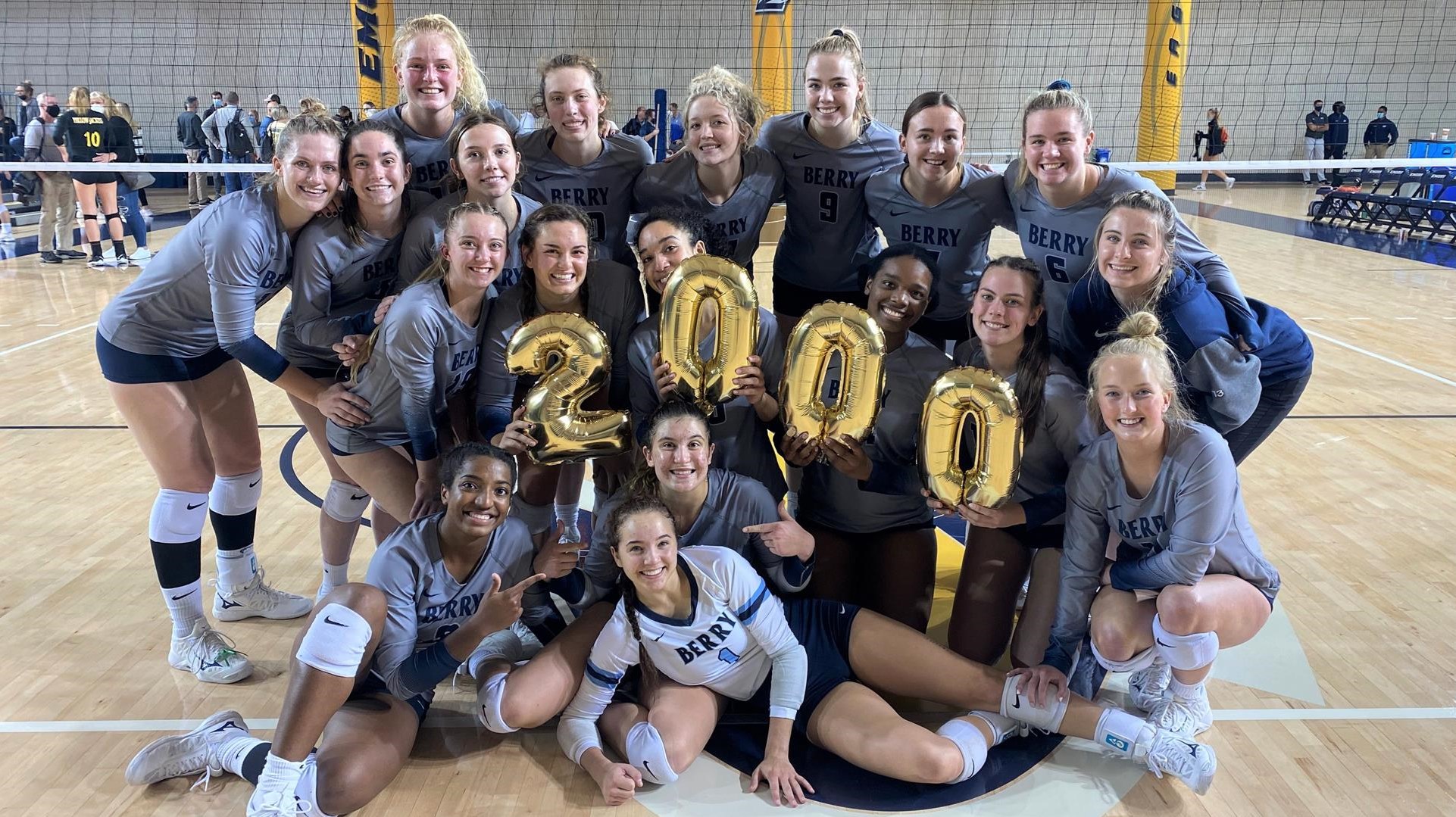 Beier Reaches Career Volleyball Milestone As Berry Tops R-MC - Berry ...