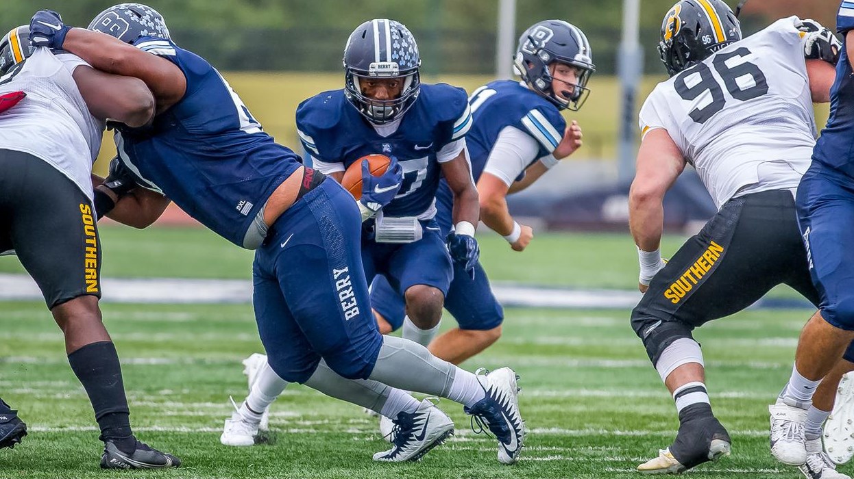 Berry Finds Multiple Ways To Score In 45-14 Romp At Rhodes - Berry College