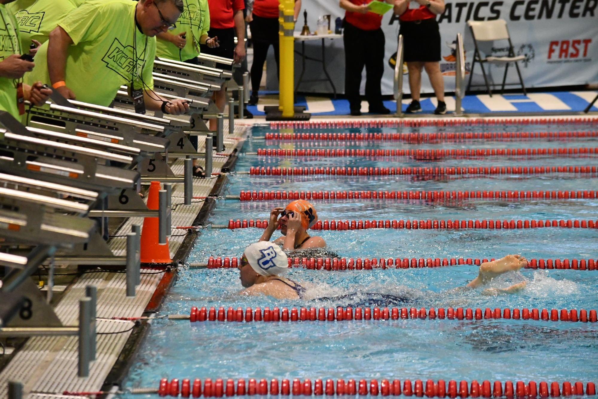 Men's and Women's Swim & Dive maintain second place standings after day ...