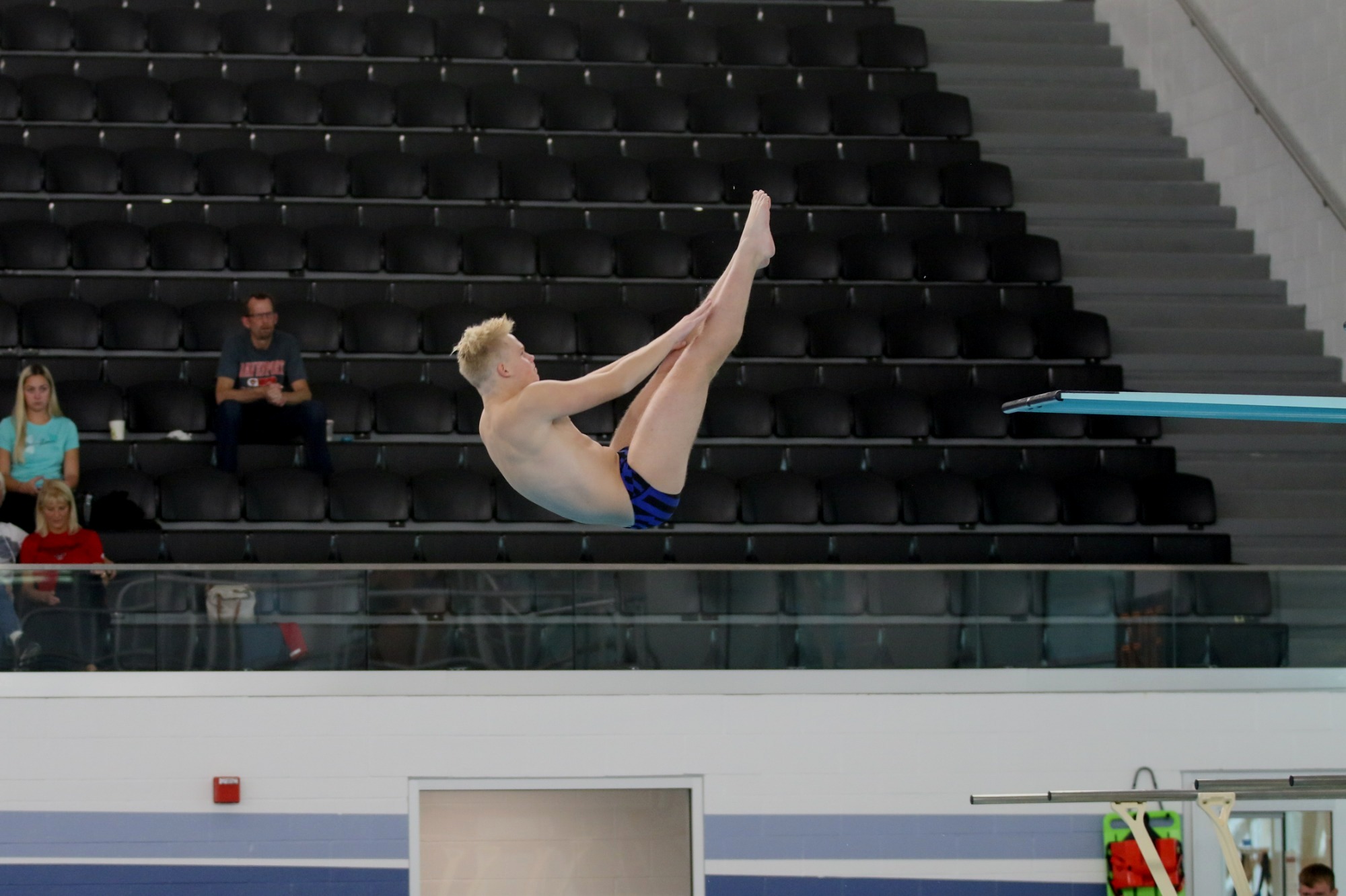 Nick Bohm wins the 1-meter Dive in Day three of the NAIA Swim and Dive ...