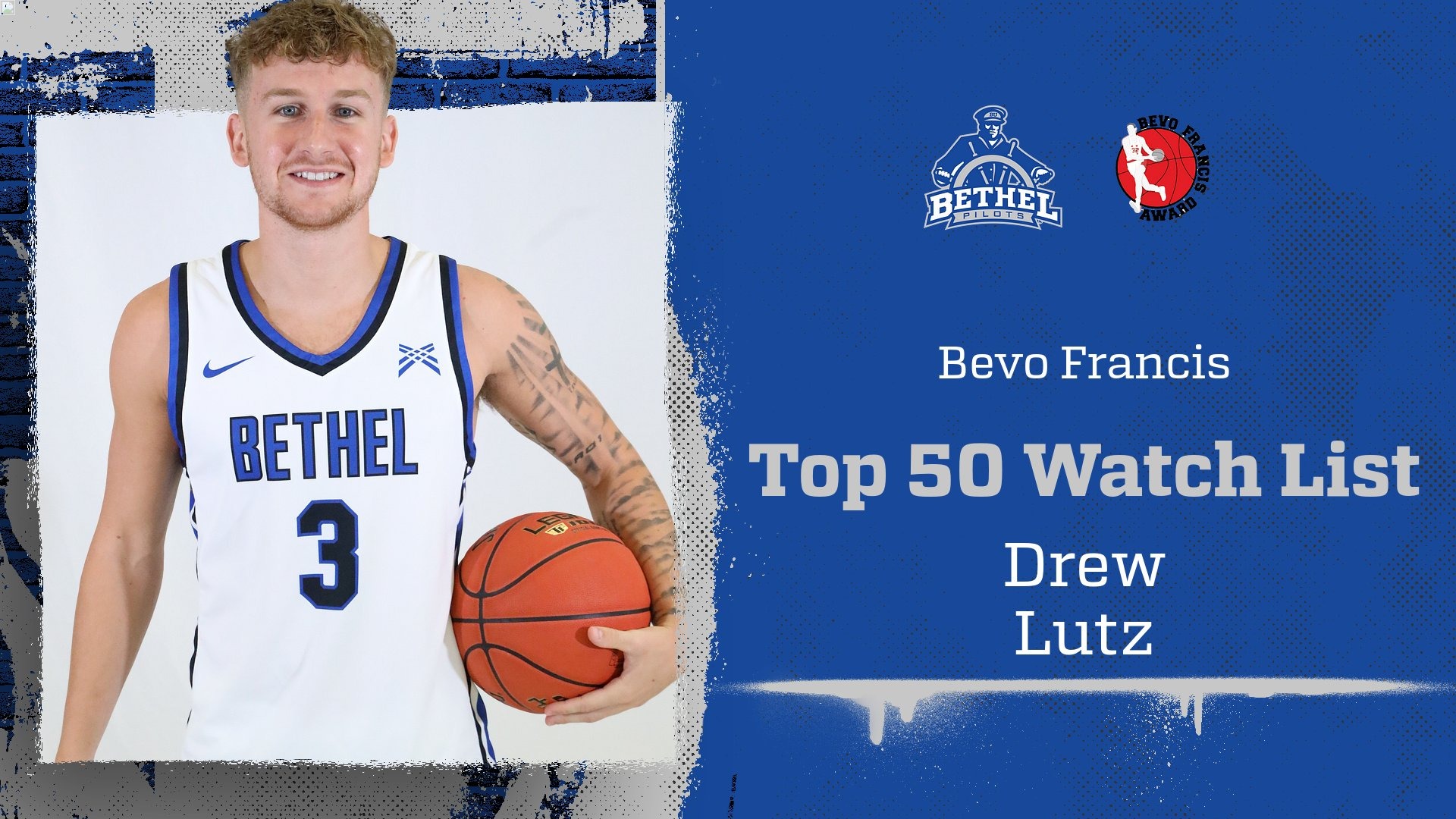 Drew Lutz makes the Small College Basketball Bevo Francis Top 50 Watch List - Bethel University ...